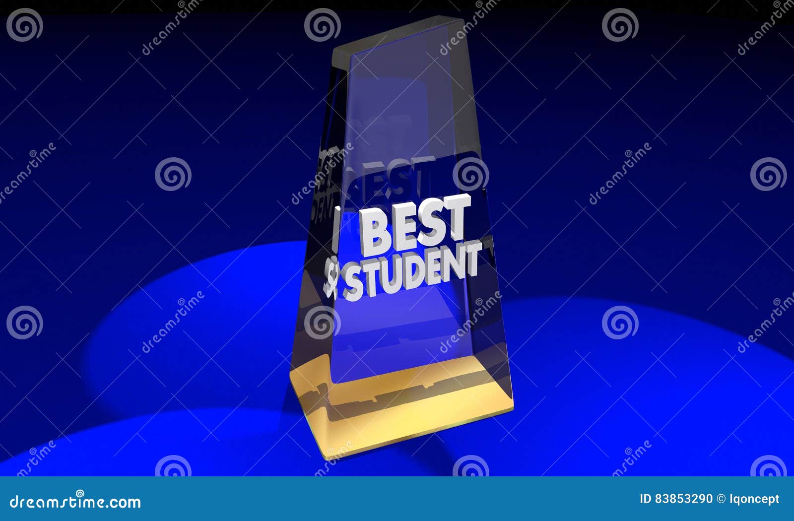Best Student Learner Award Trophy Prize Stock Photography ...