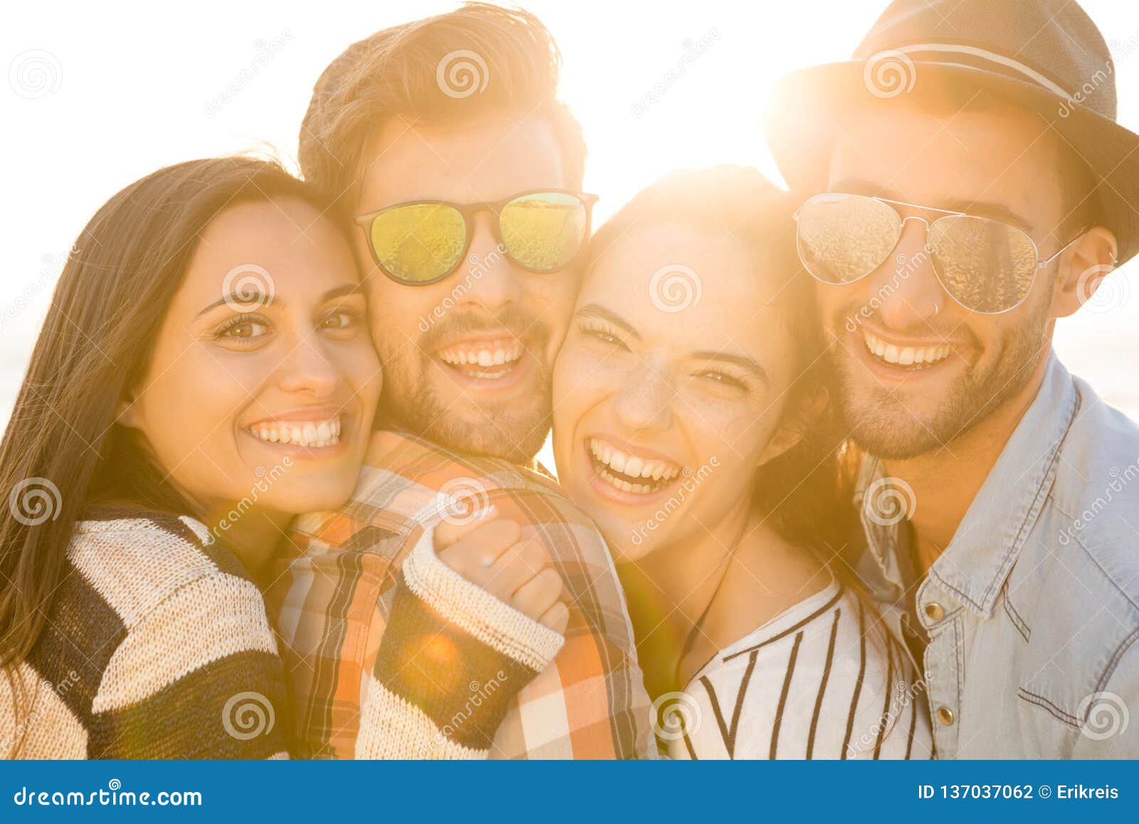 The Best Summer with Friends Stock Photo - Image of group, friends ...
