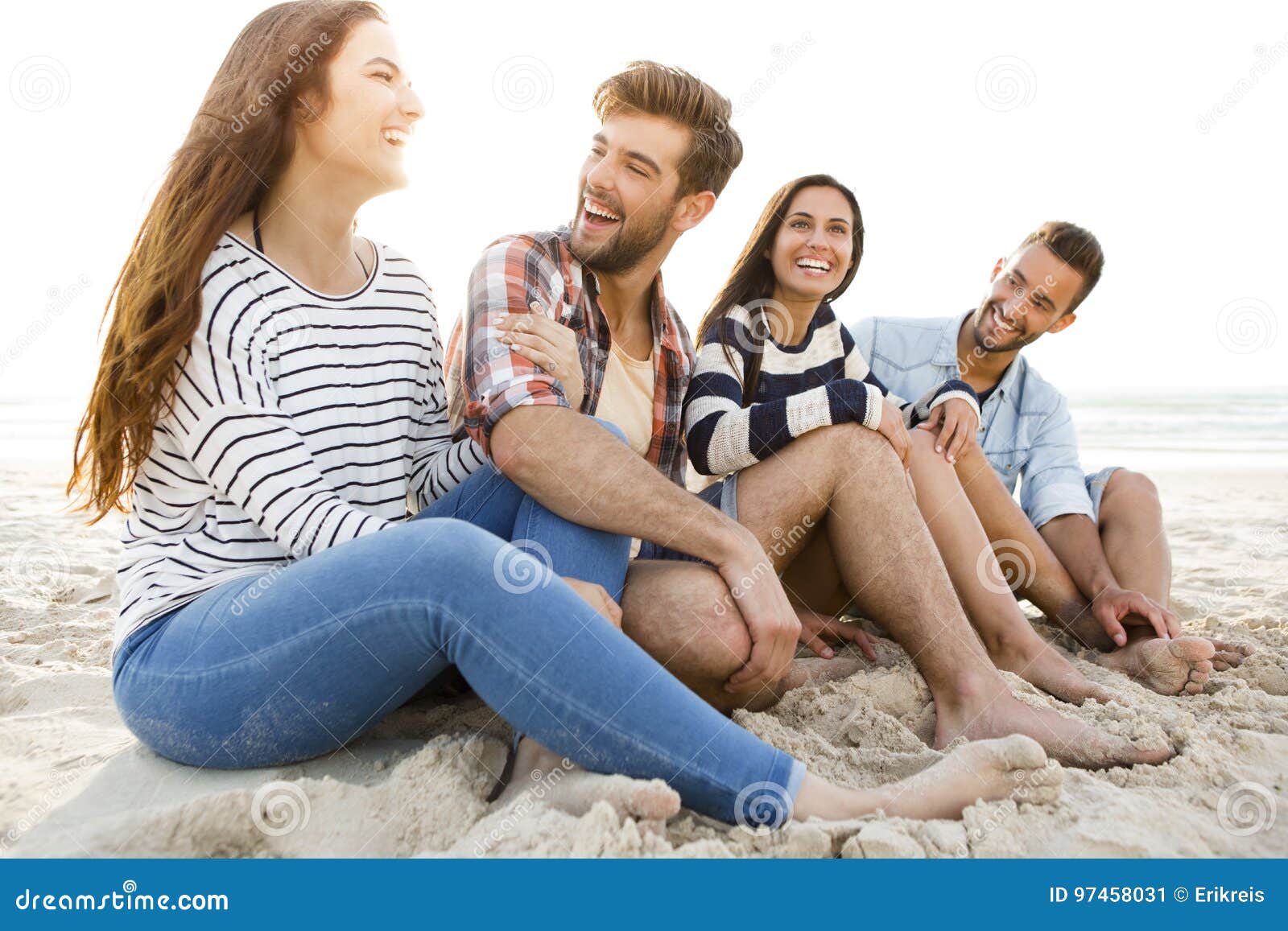 The Best Summer is with Friends Stock Image - Image of happiness ...