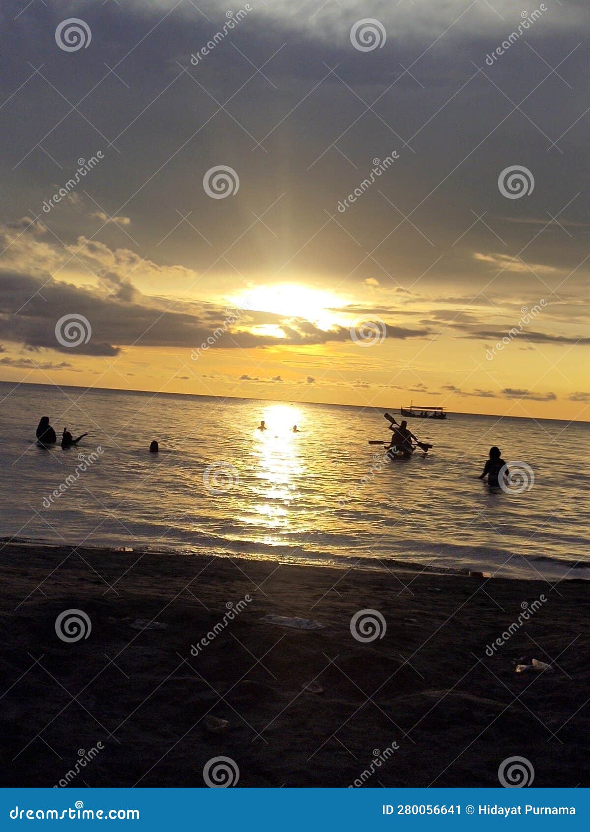 Best Sunset Ever in Bali You Should Come... ?? Stock Image - Image of ...