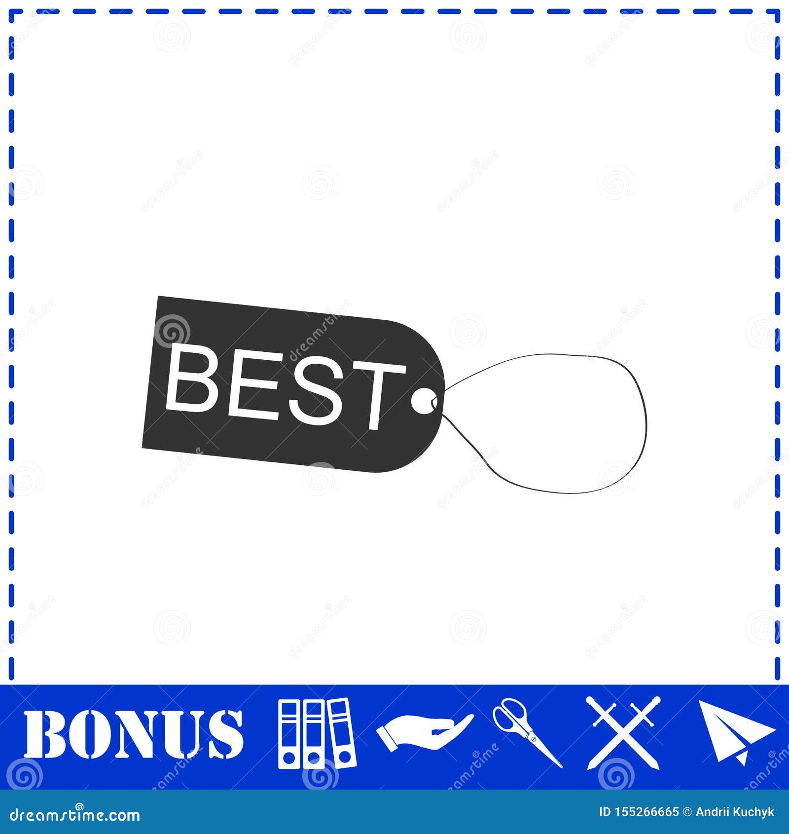 Best tag icon flat stock vector. Illustration of consumer - 155266665