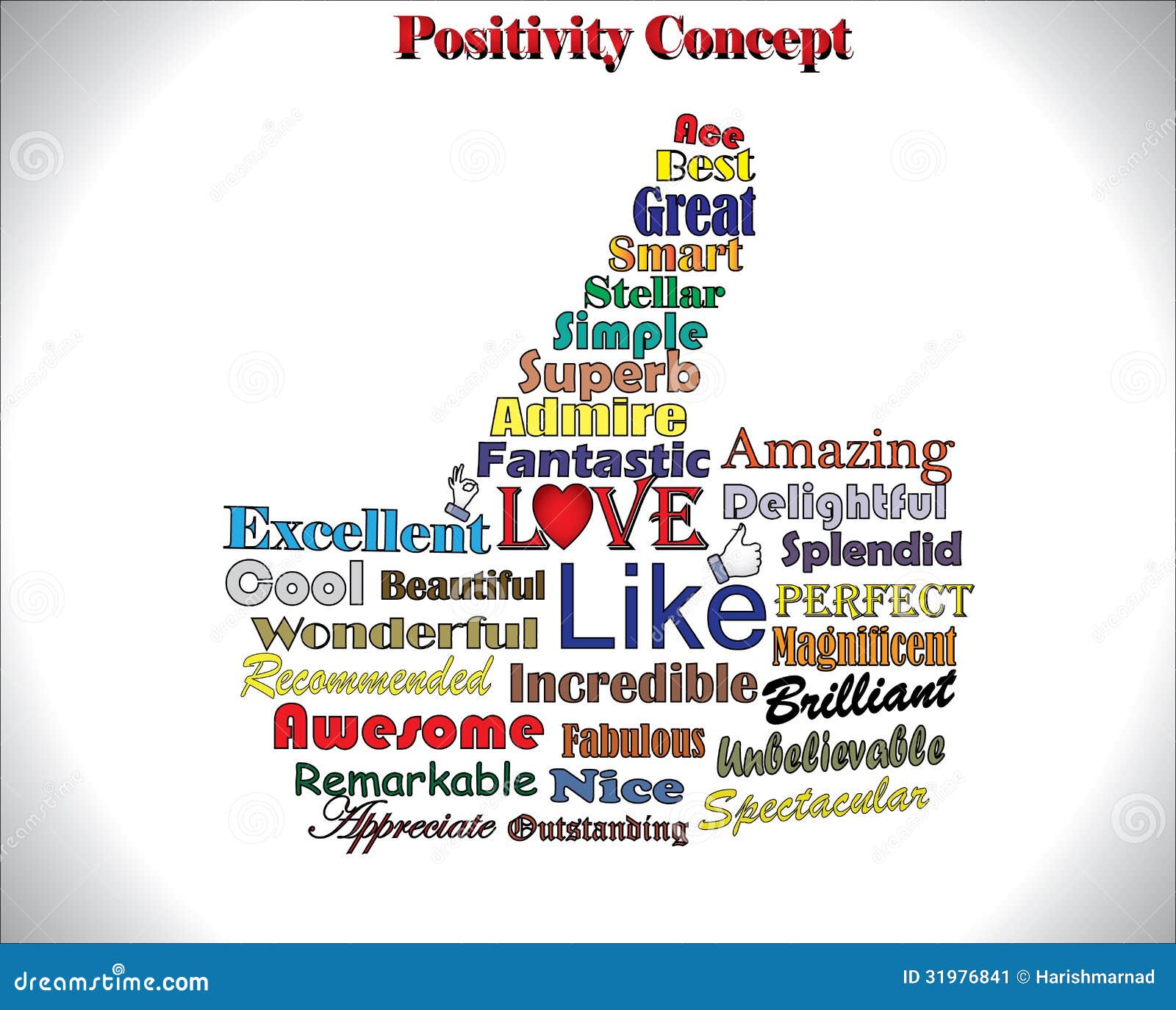 The Best Thumbs Up Concept Using Different Most Used Positive ...