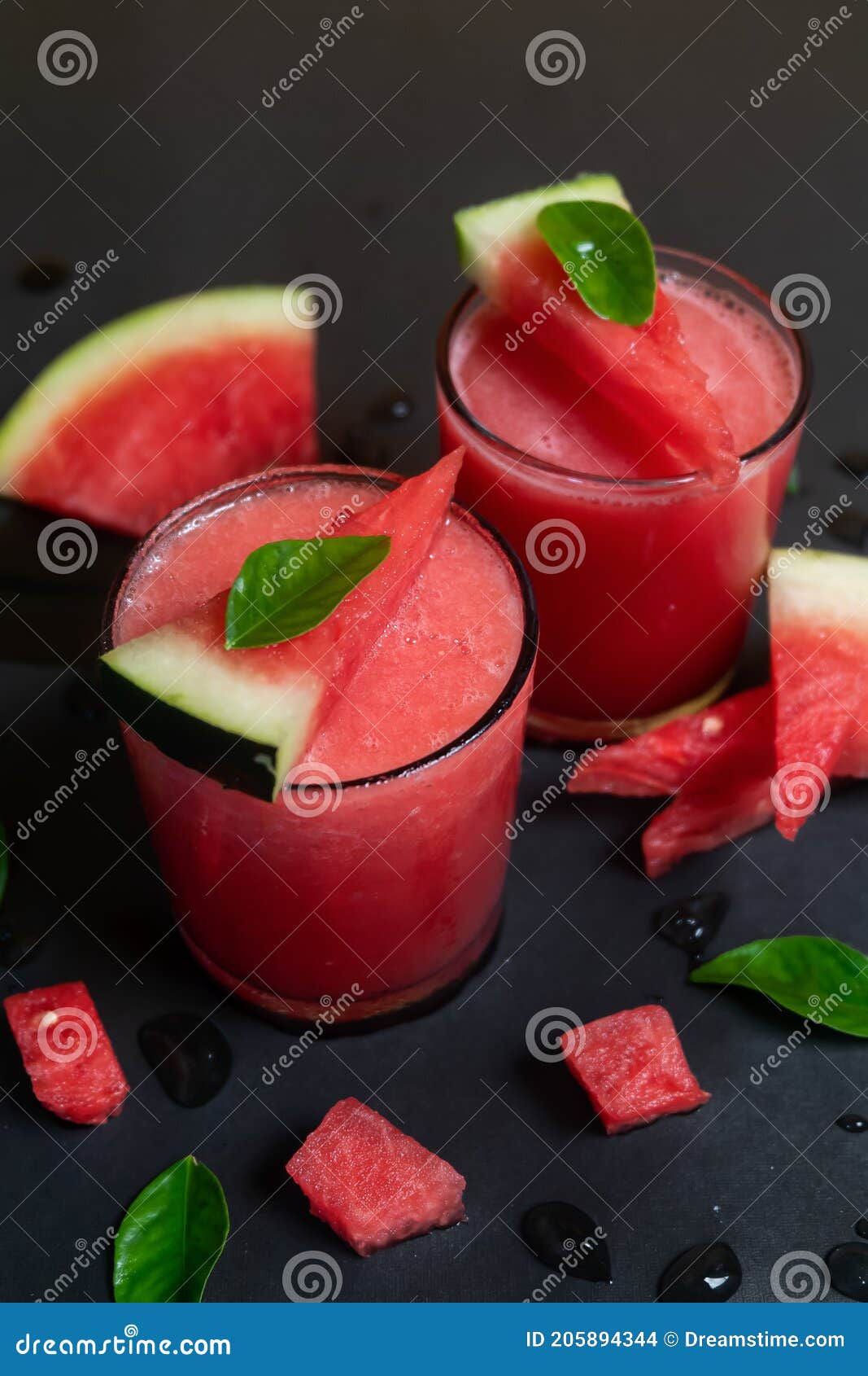 The Best Tropical Fresh Watermelon Juice Stock Photo - Image of ...