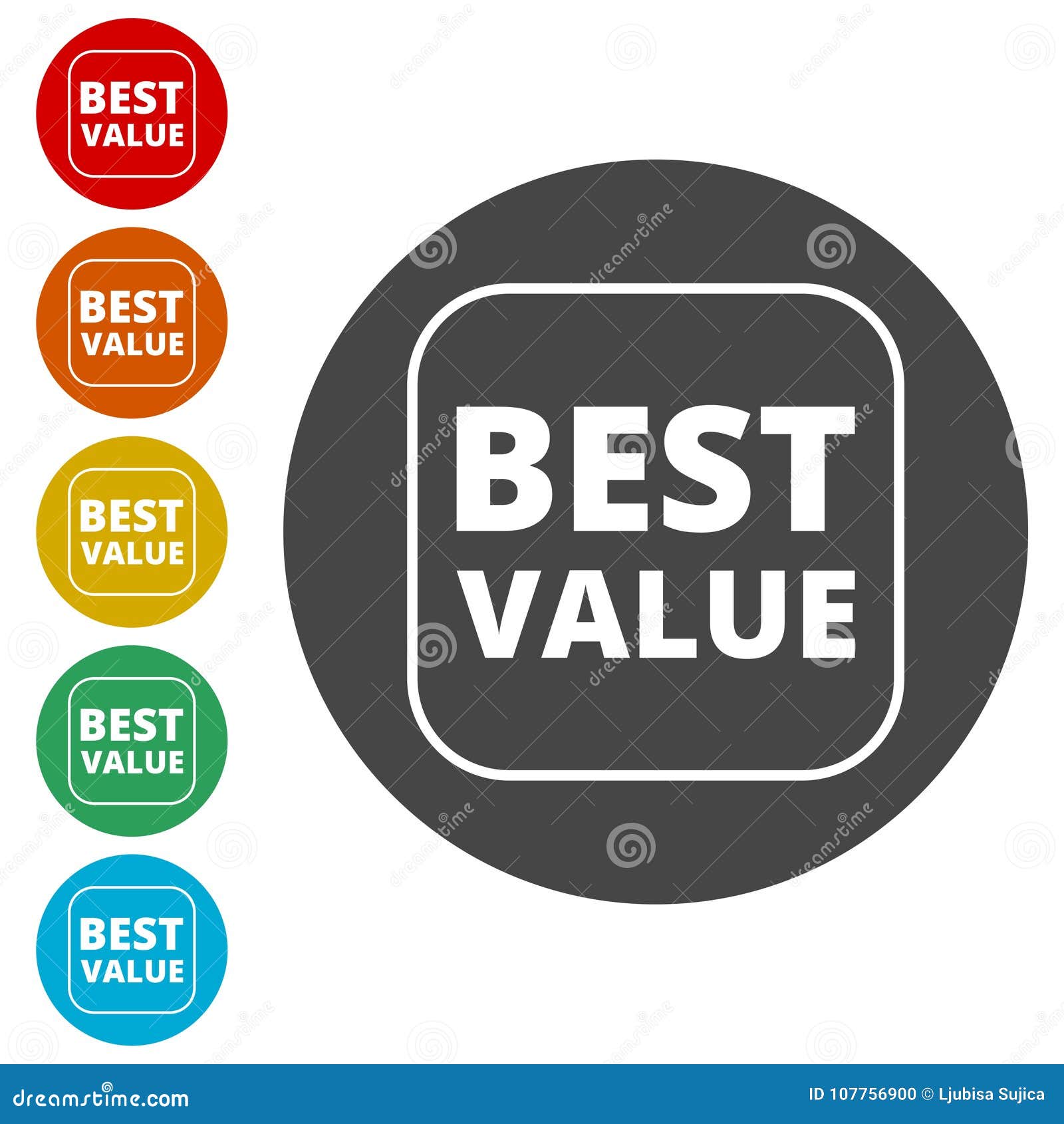 Best Value Button, Best Value Sign Stock Illustration - Illustration of ...