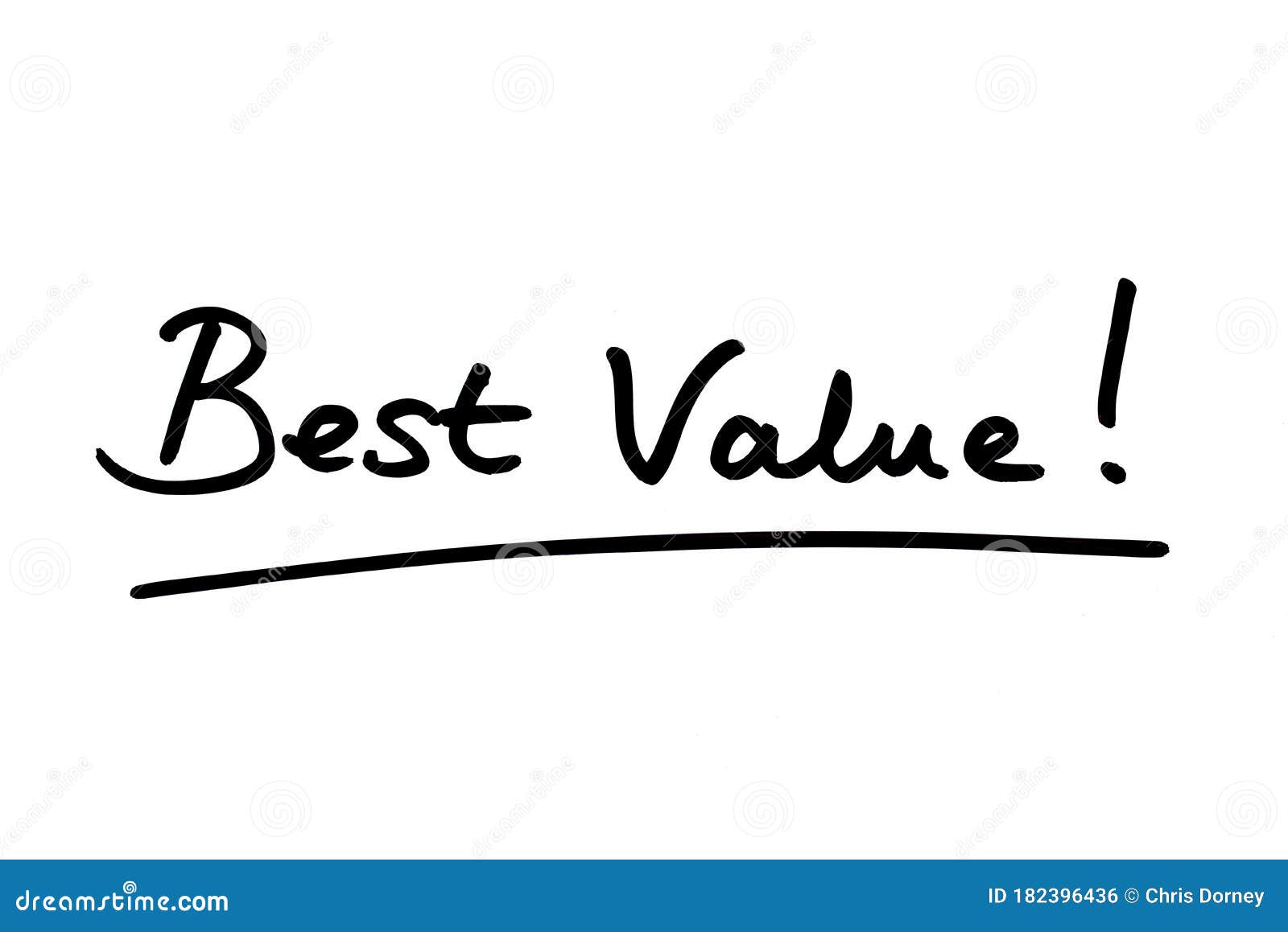 Best Value stock illustration. Illustration of deal - 182396436