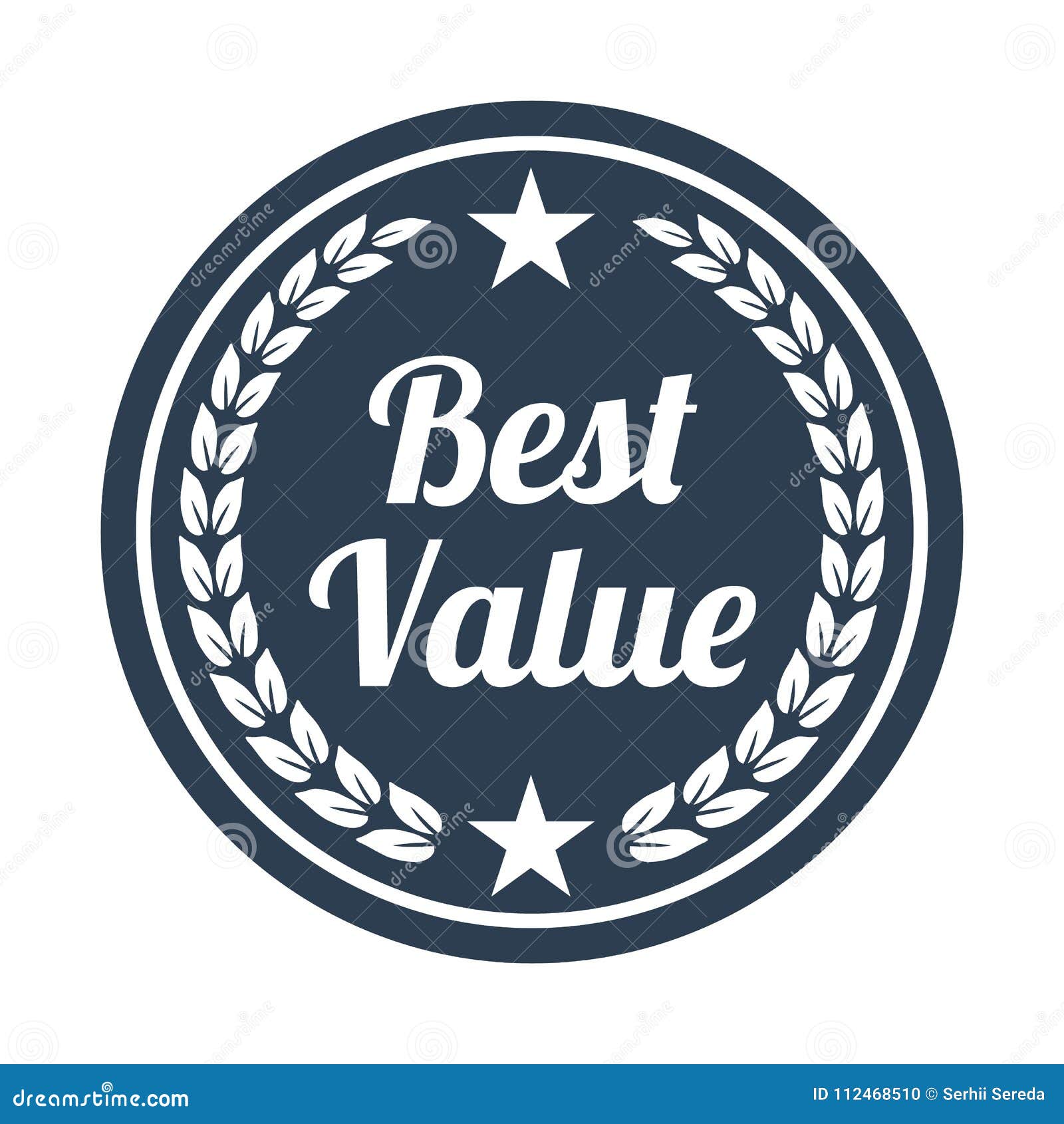 Best Value Label on White Background. Stock Illustration - Illustration ...