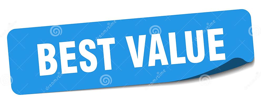 Best Value Sticker. Best Value Label Stock Vector - Illustration of ...