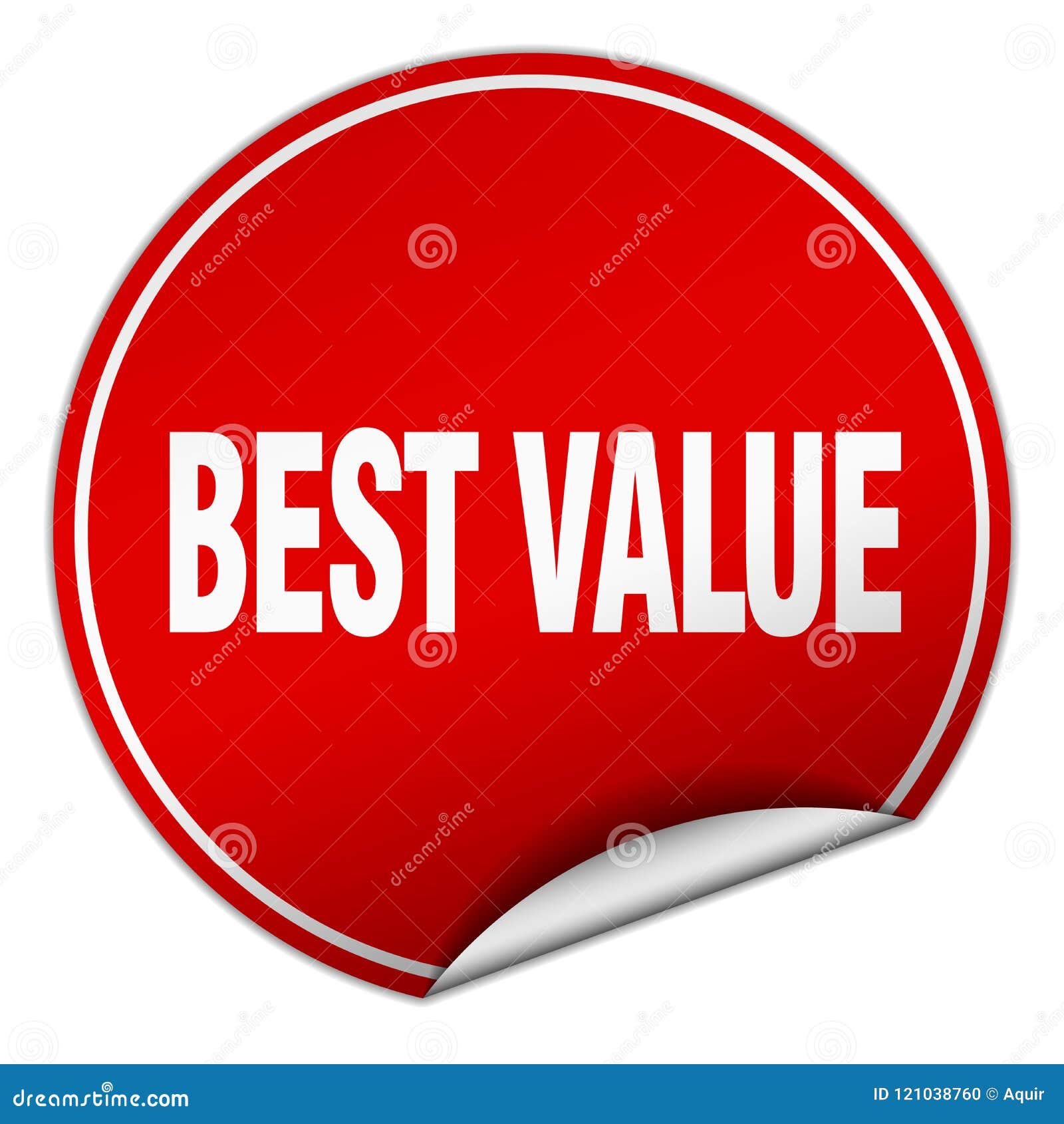 Best value sticker stock vector. Illustration of vector - 121038760