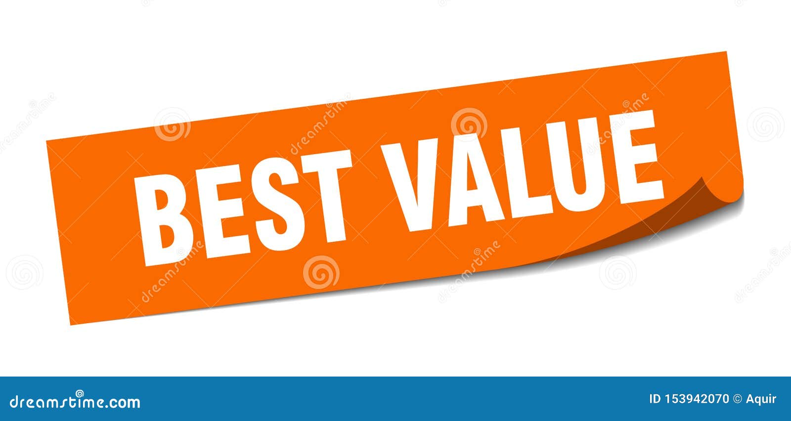 Best value sticker. stock vector. Illustration of sticker - 153942070