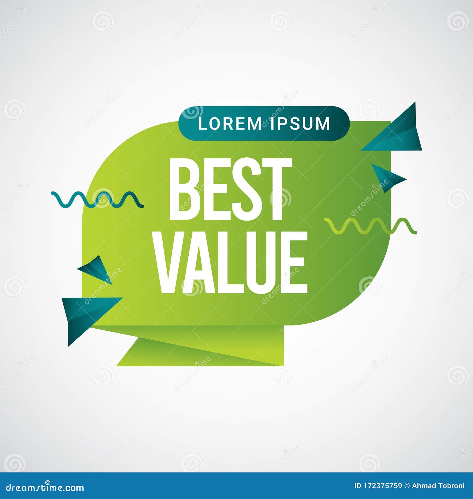 Best Value Text Label Vector Template Design Illustration Stock Vector ...
