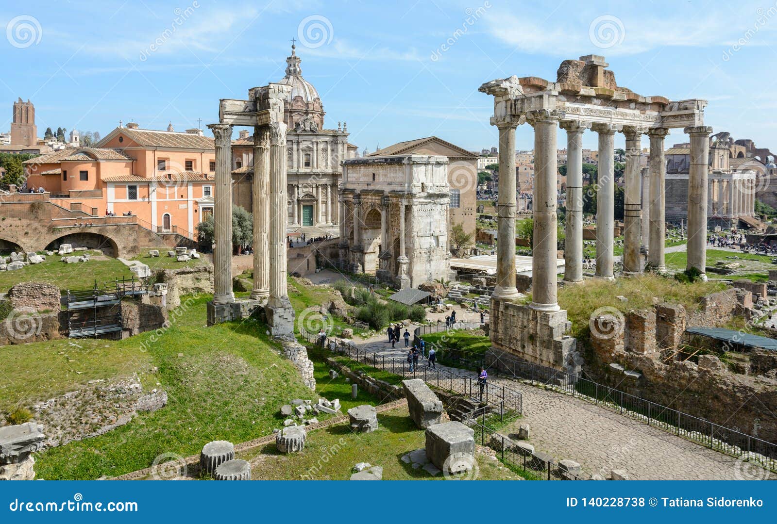 The Best View of the Ancient Roman Forum from the Observation Deck of ...