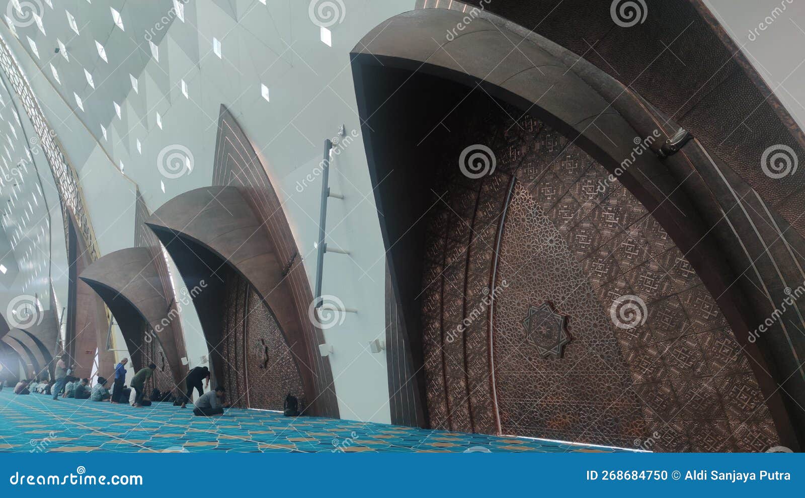 The Best View in Mosque Al Jabar Bandung West Java Editorial Image ...