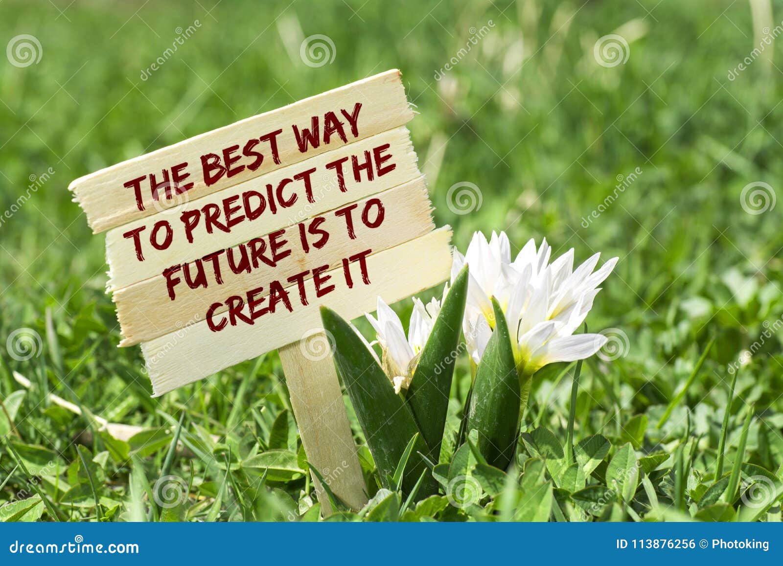 The Best Way To Predict the Future is To Create it Stock Photo - Image ... The Best Way To Predict the Future is To Create it Stock Photo - Image ...