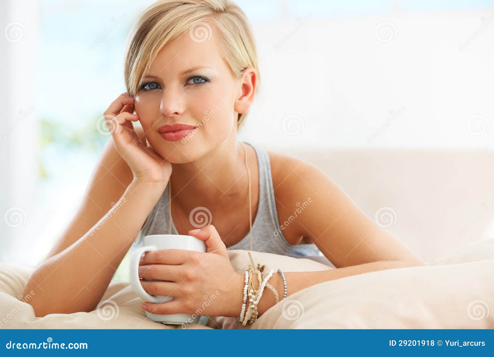 Best way to wake up stock photo. Image of confident, leaning - 29201918