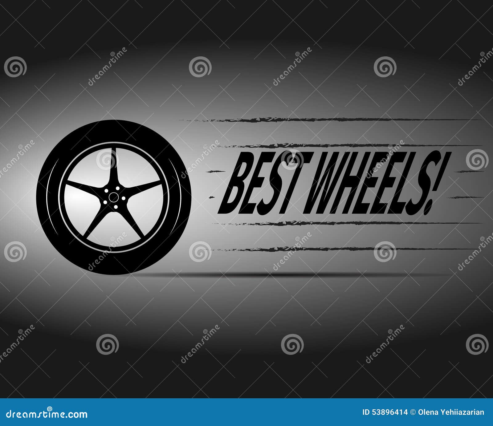 Best Wheels Advertising Card Stock Vector - Illustration of icon ...