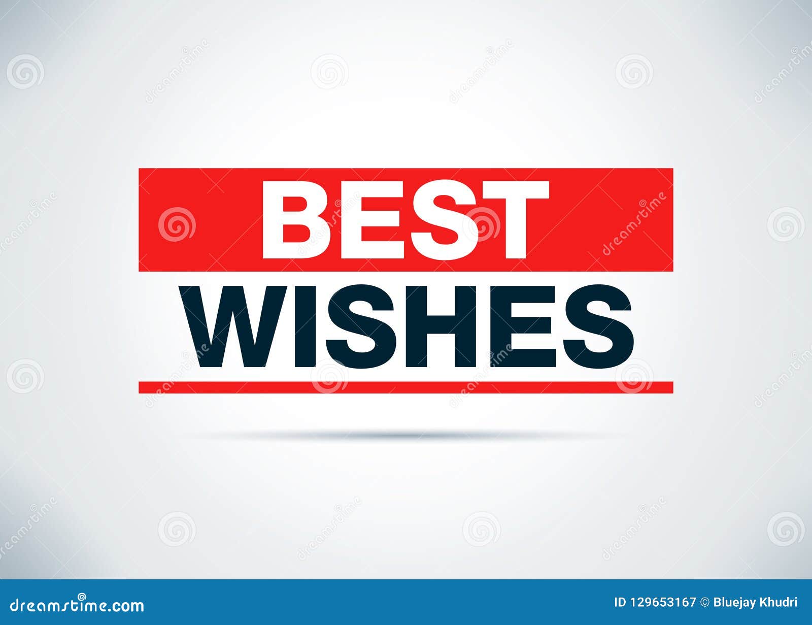 Best Wishes Abstract Flat Background Design Illustration Stock ...