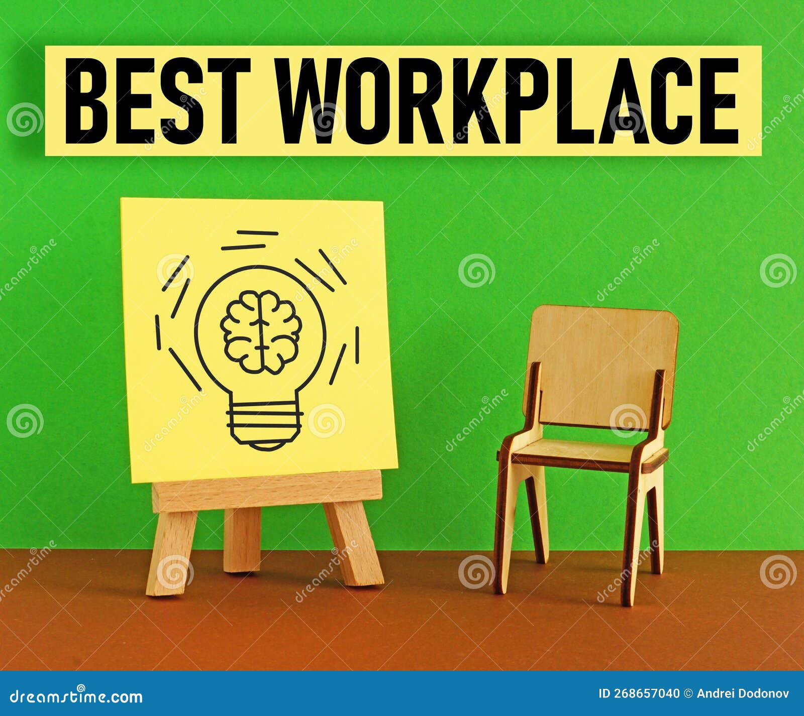 Best Workplace is Shown Using the Text and Photo of the Model of Office ...