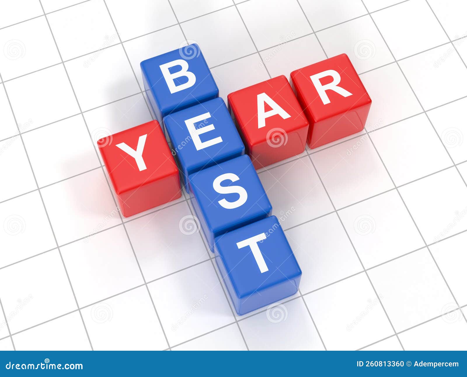 Best Year Box stock illustration. Illustration of concept - 260813360