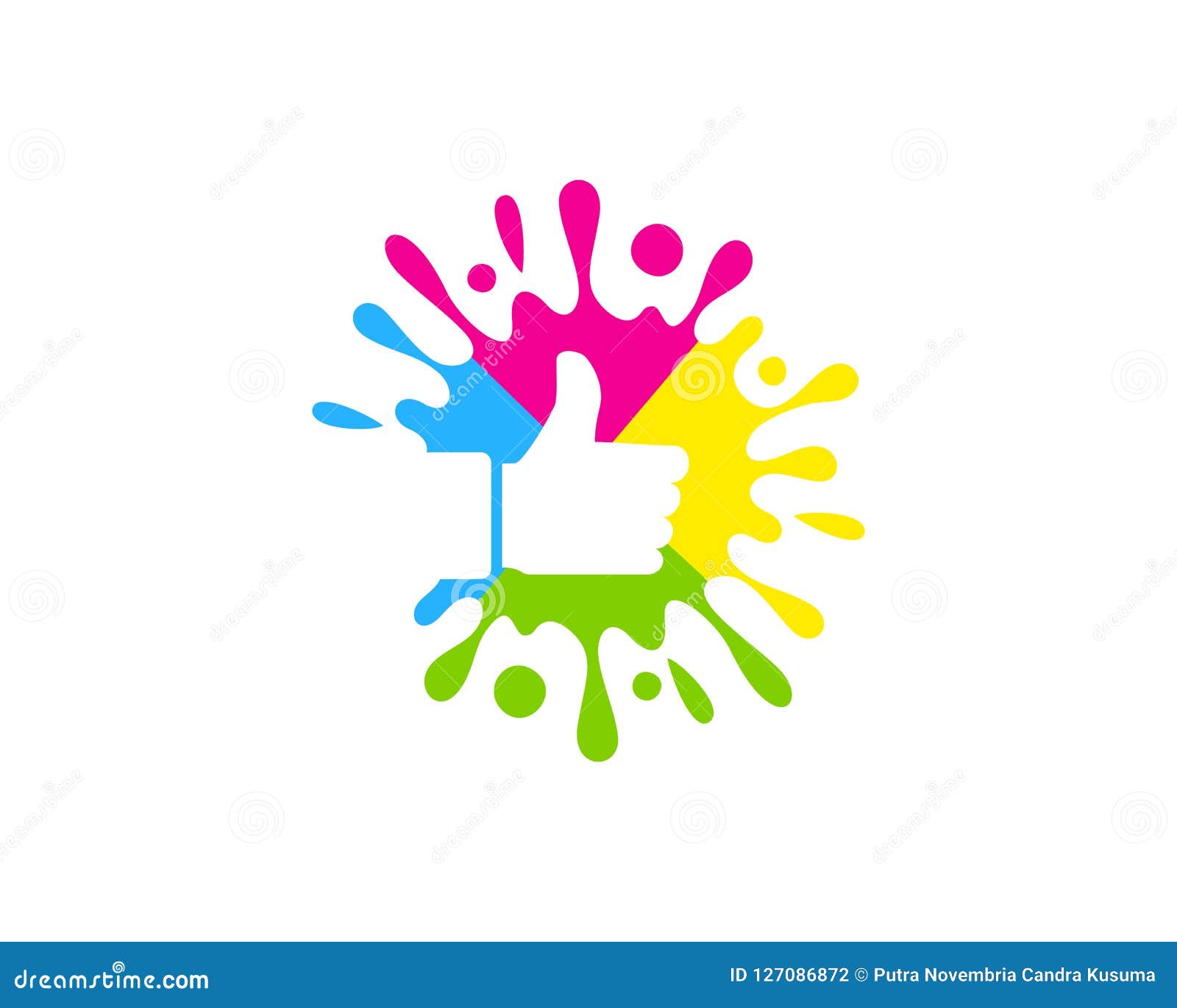 Beste Verf Logo Icon Design Vector Illustratie - Illustration of modern ...