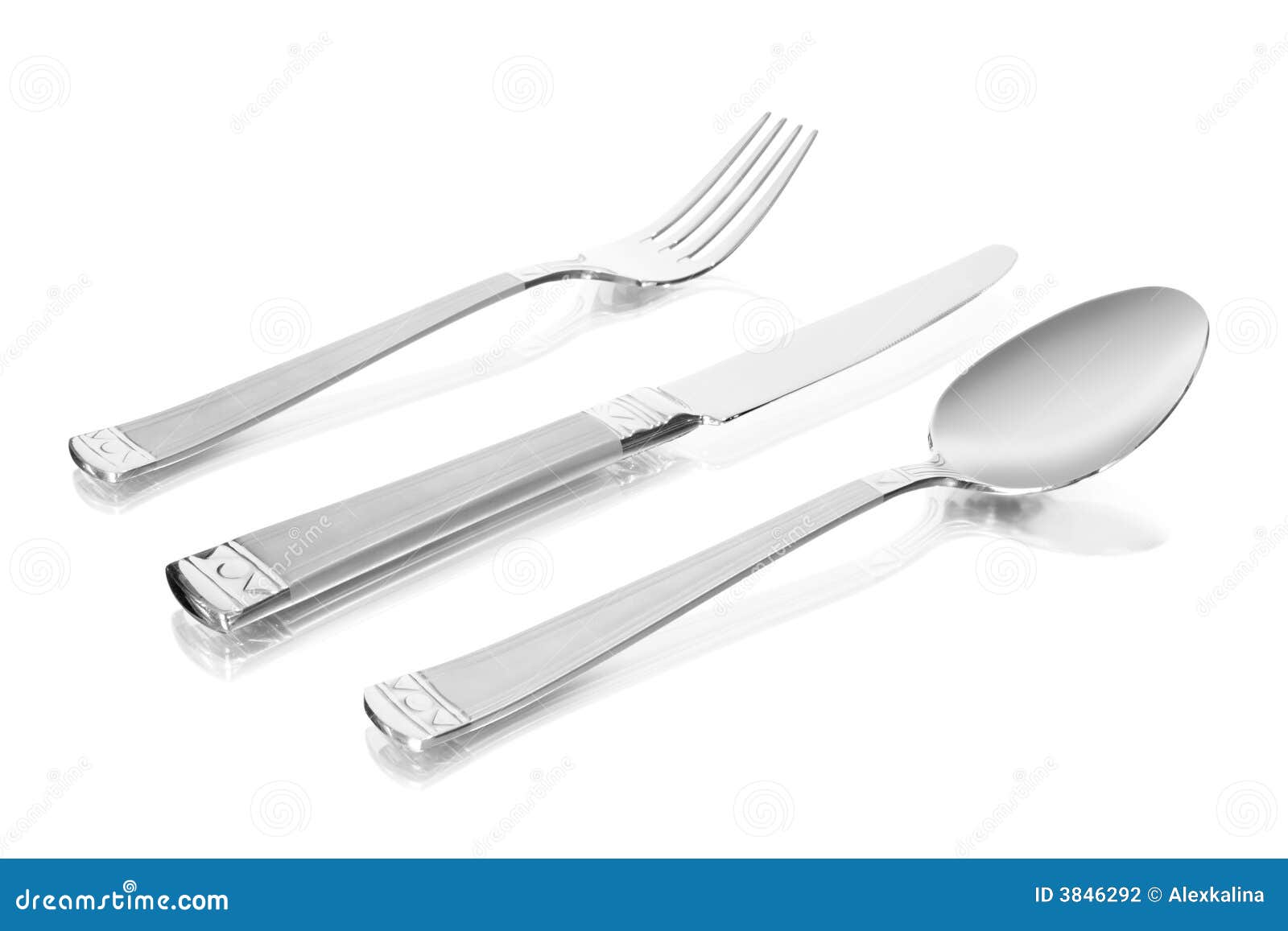 Besteck stockfoto. Bild von kochen, ausschnitt, abendessen - 3846292