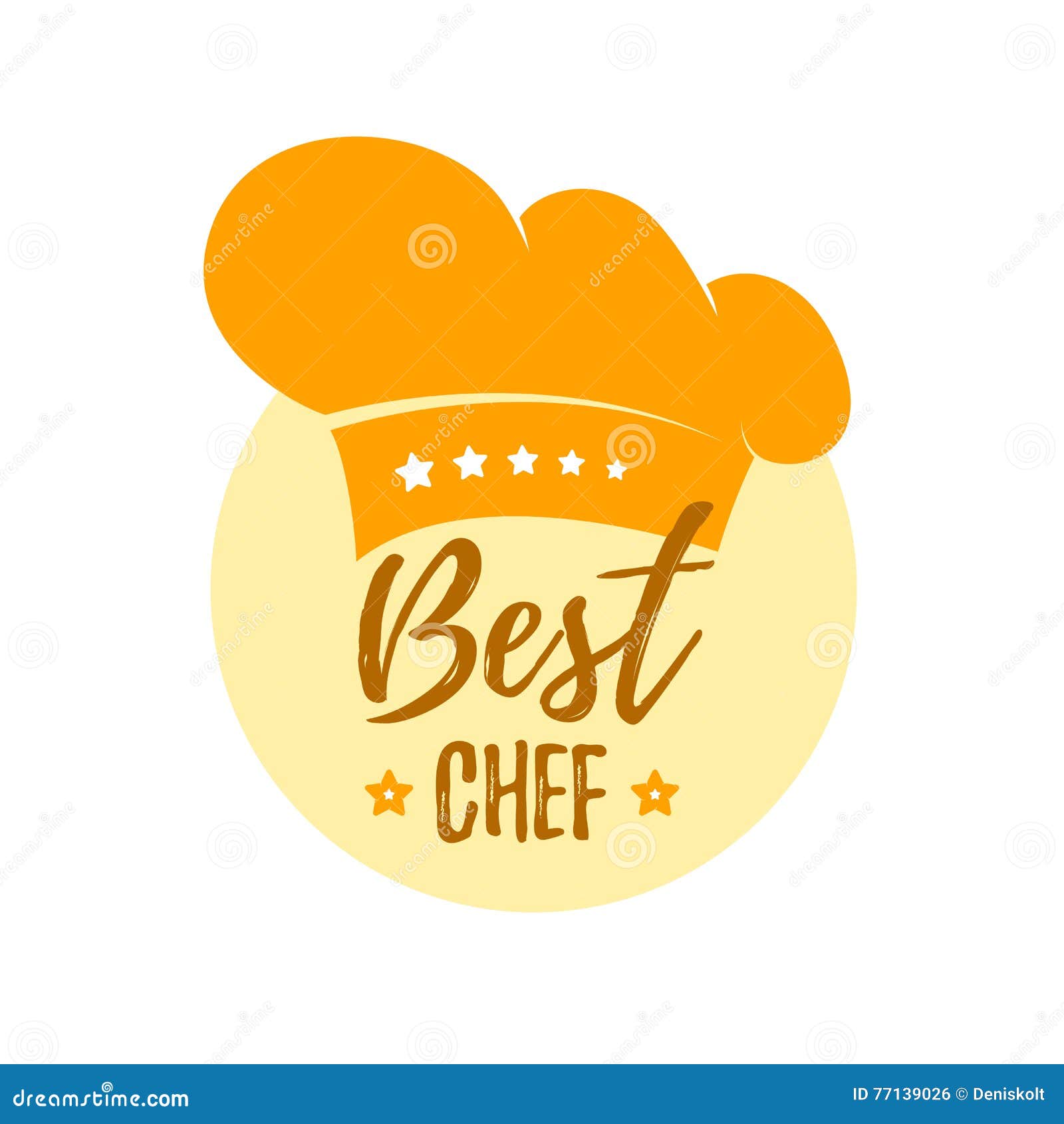 Bester Chef des Hutes vektor abbildung. Illustration von speisekarte ...