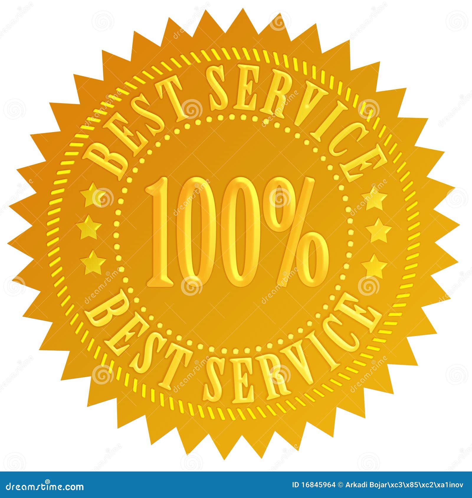 Bester Service stock abbildung. Illustration von mitte - 16845964