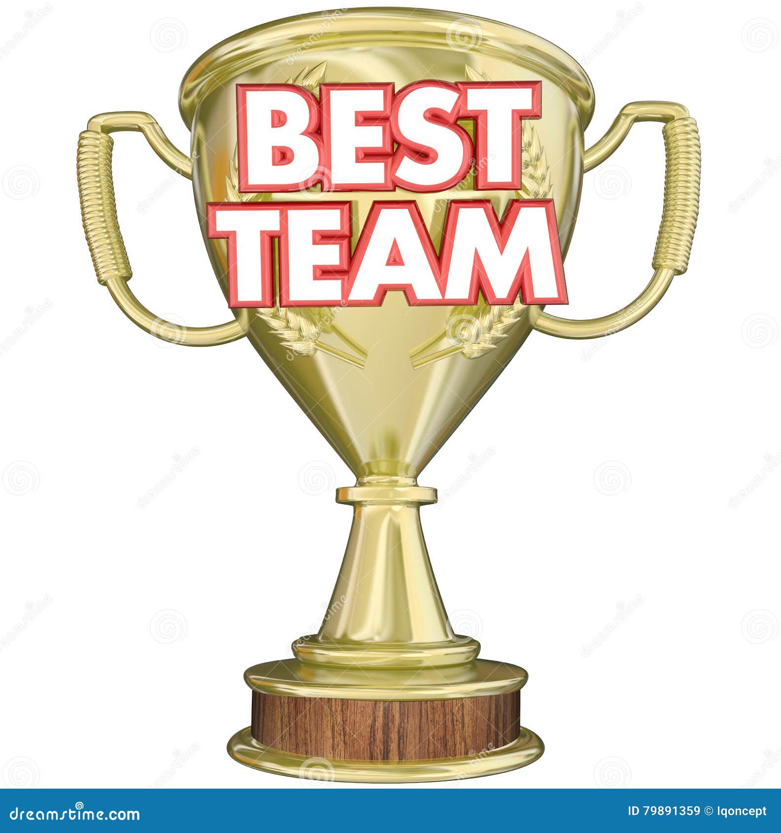 Bester Team Trophy Award Prize Recognition Stock Abbildung ...