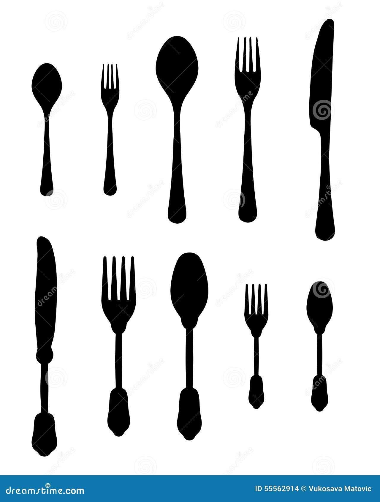 Bestick stock illustrationer. Illustration av blackout - 55562914