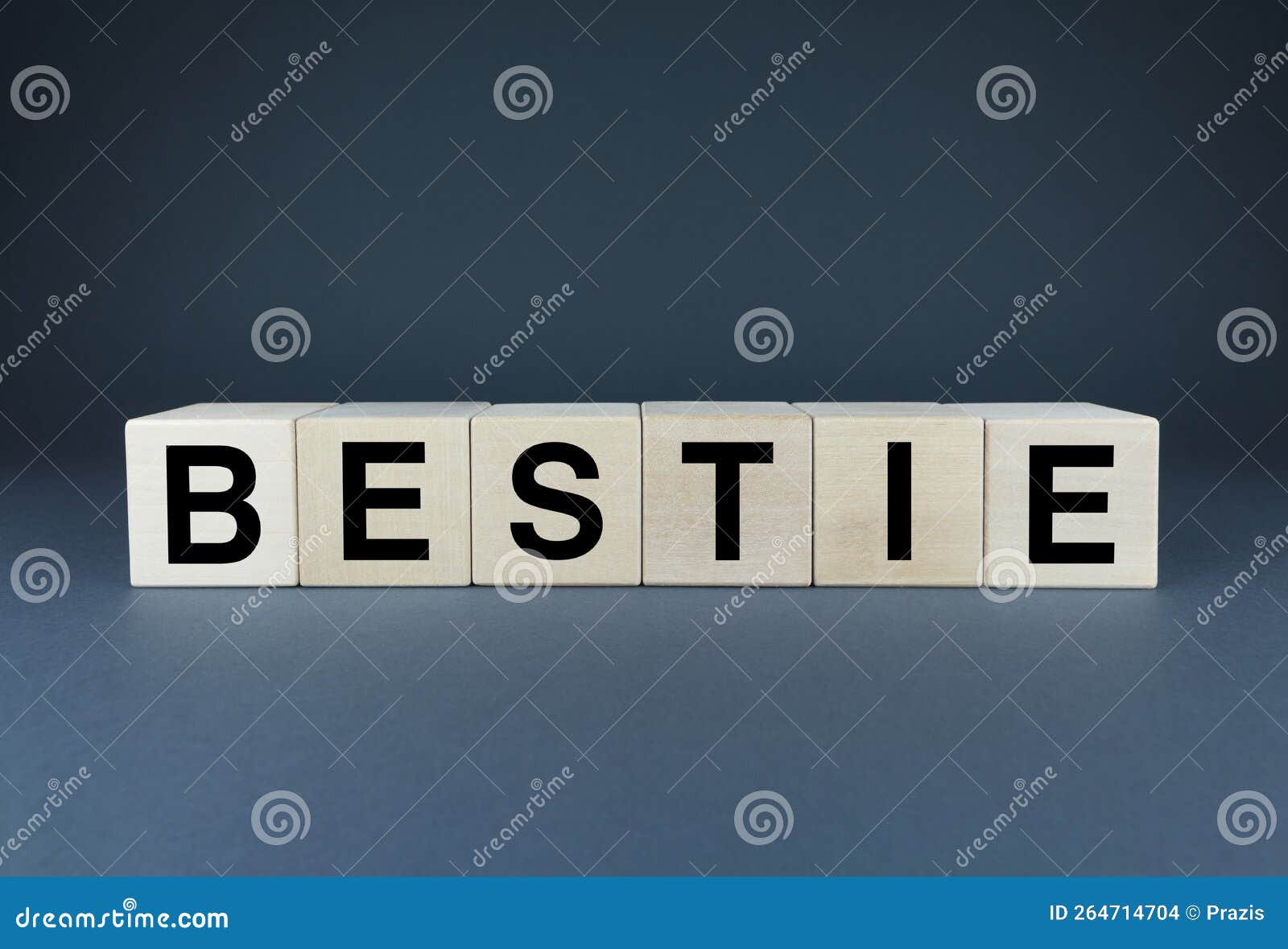 Bestie. Cubes Form the Word Bestie Stock Photo - Image of relationship ...