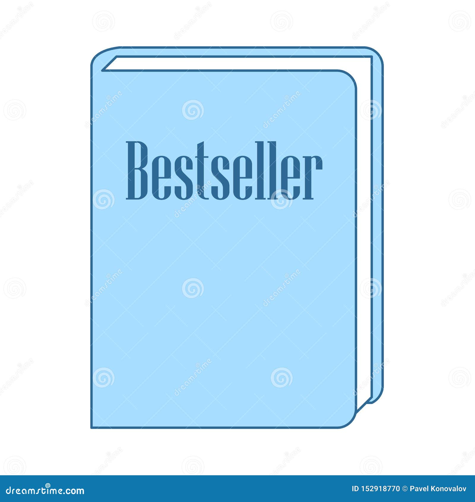 Bestseller Book Icon stock vector. Illustration of publication - 152918770