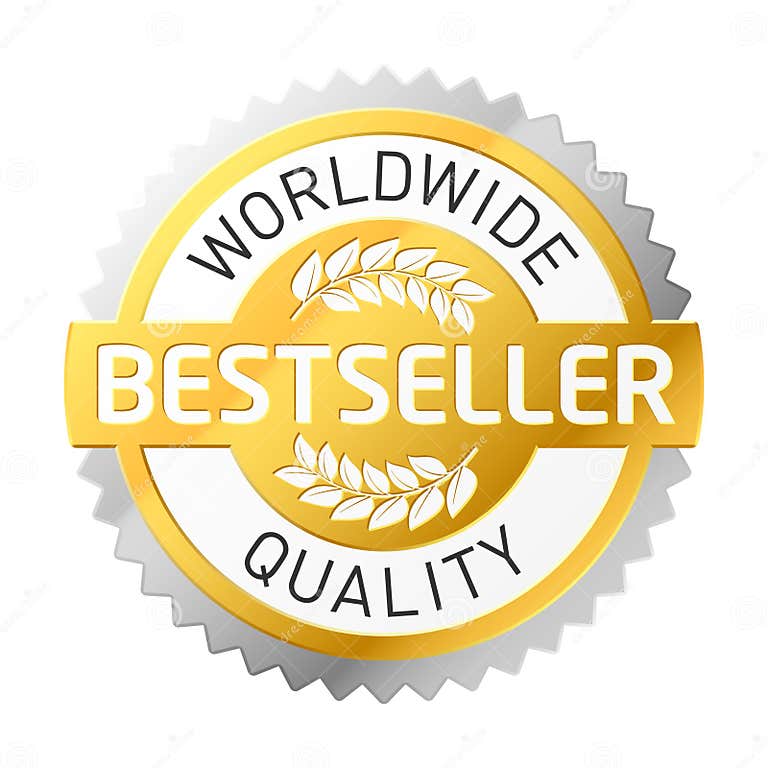 Bestseller label stock vector. Illustration of isolated - 7917271