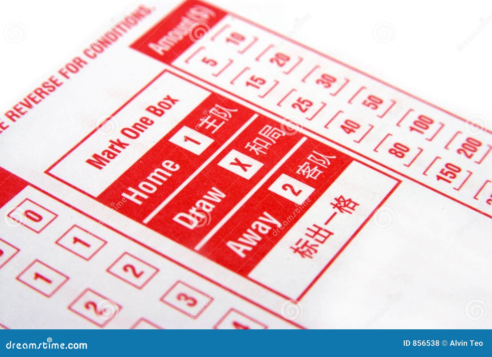 Bet Slip stock photo. Image of slip, casino, gamble, league - 856538