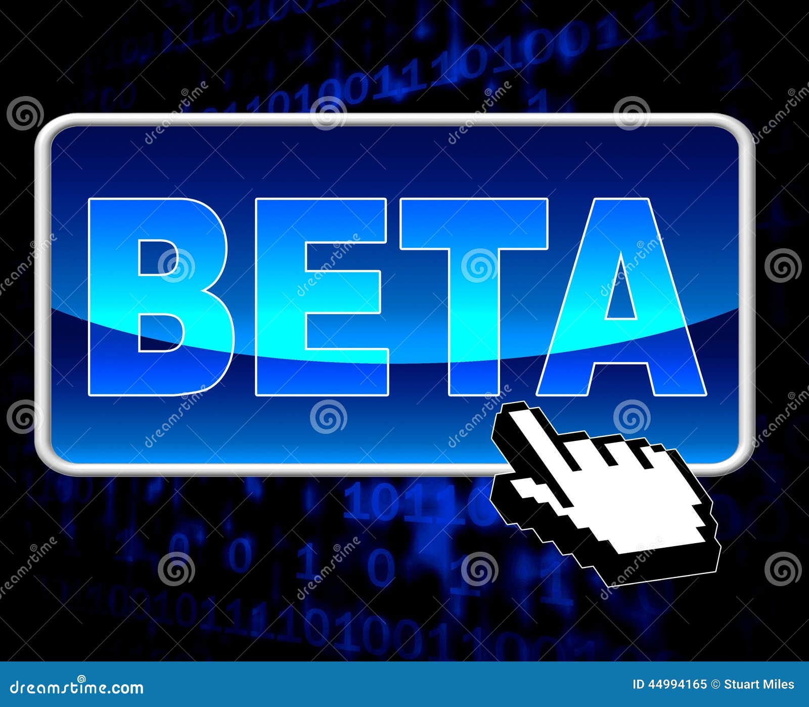 Beta Button Shows Development Or Demo Version Stock Photo ...