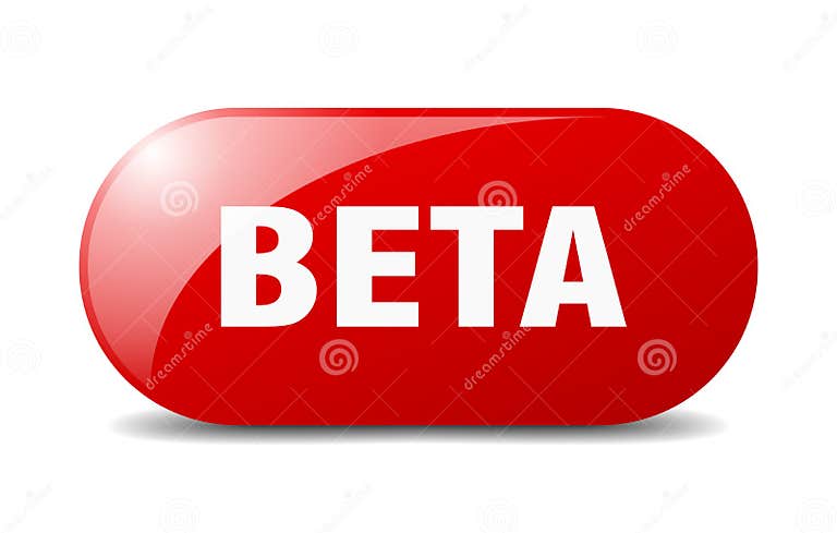 Beta Button. Beta Sign. Key. Push Button Stock Vector - Illustration of ...