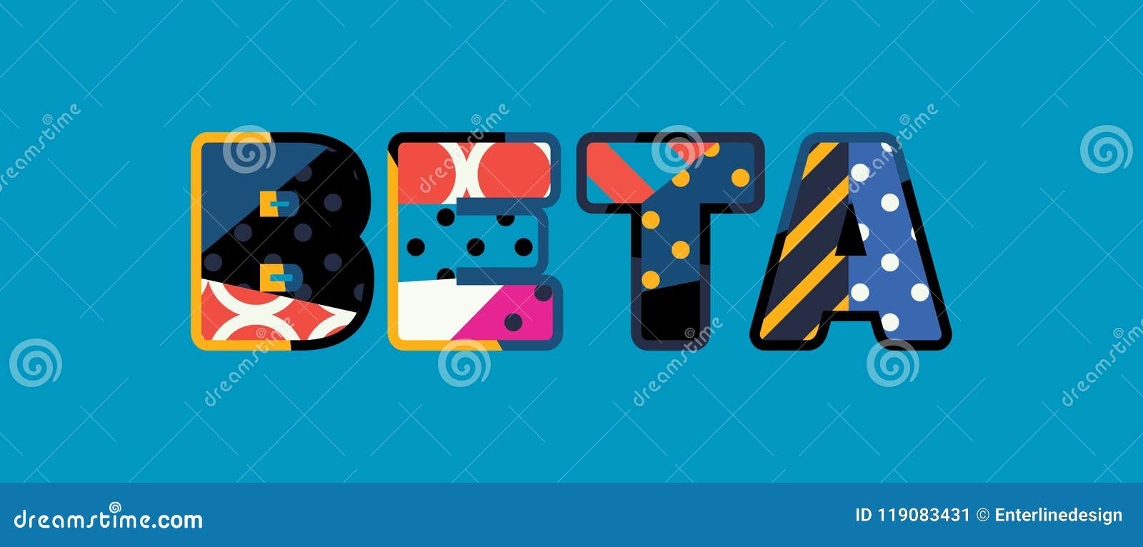 Beta Concept Word Art Illustration Ilustração do Vetor - Ilustração de ...