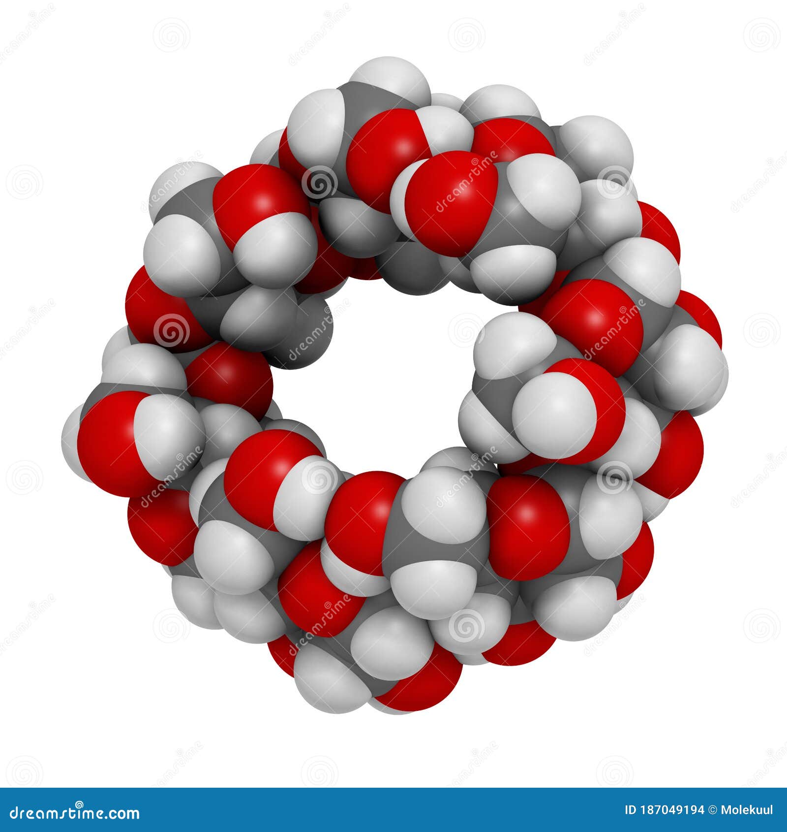 Glucose (beta-D-glucose, Grape Sugar, Dextrose) Molecule, Chemical ...