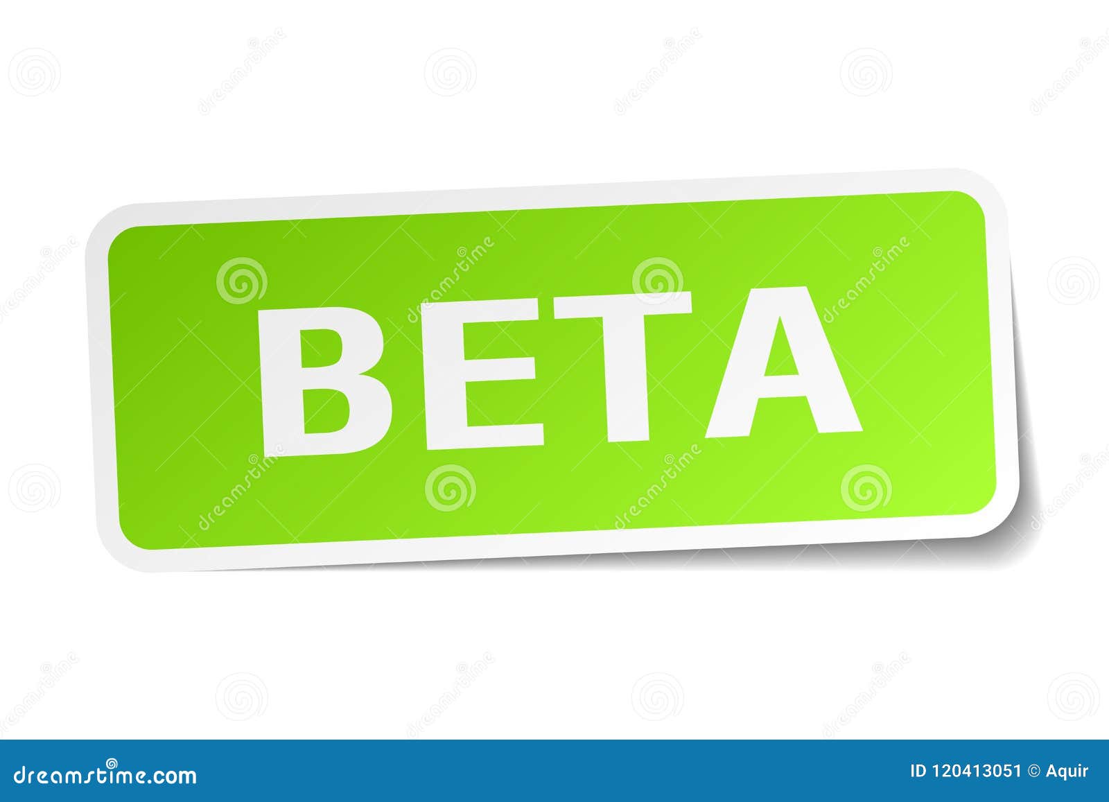 Beta etiqueta ilustração do vetor. Ilustração de descascador - 120413051