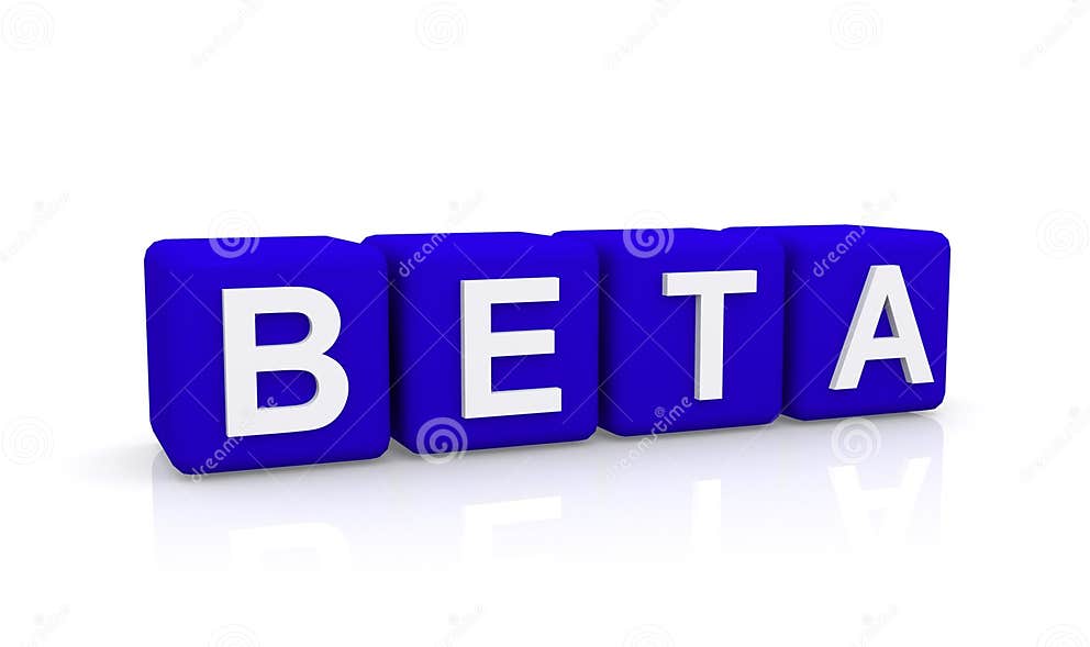 Beta illustration stock image. Image of testing, software - 37776647