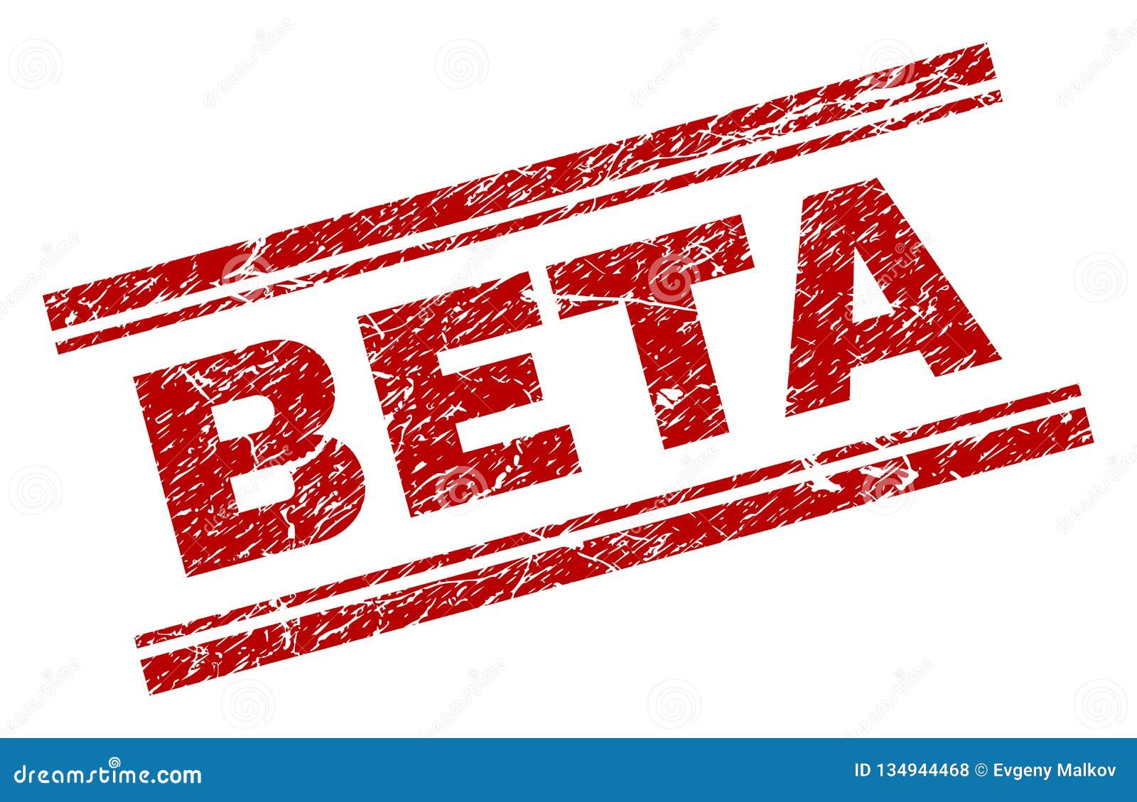 Grunge Textured BETA Stamp Seal Stock Vector - Illustration of lines ...