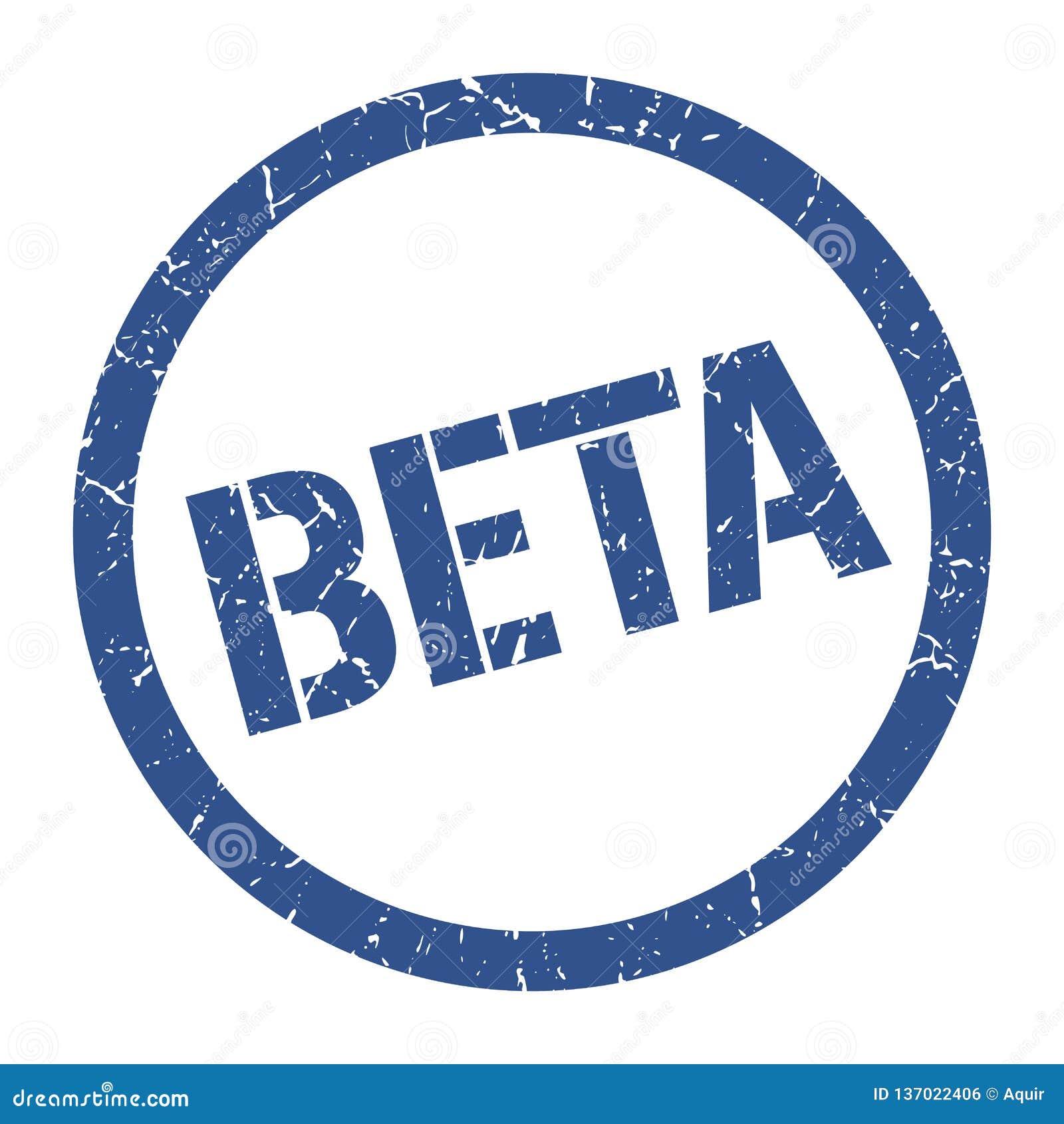 Beta selo ilustração do vetor. Ilustração de sinal, riscado - 137022406