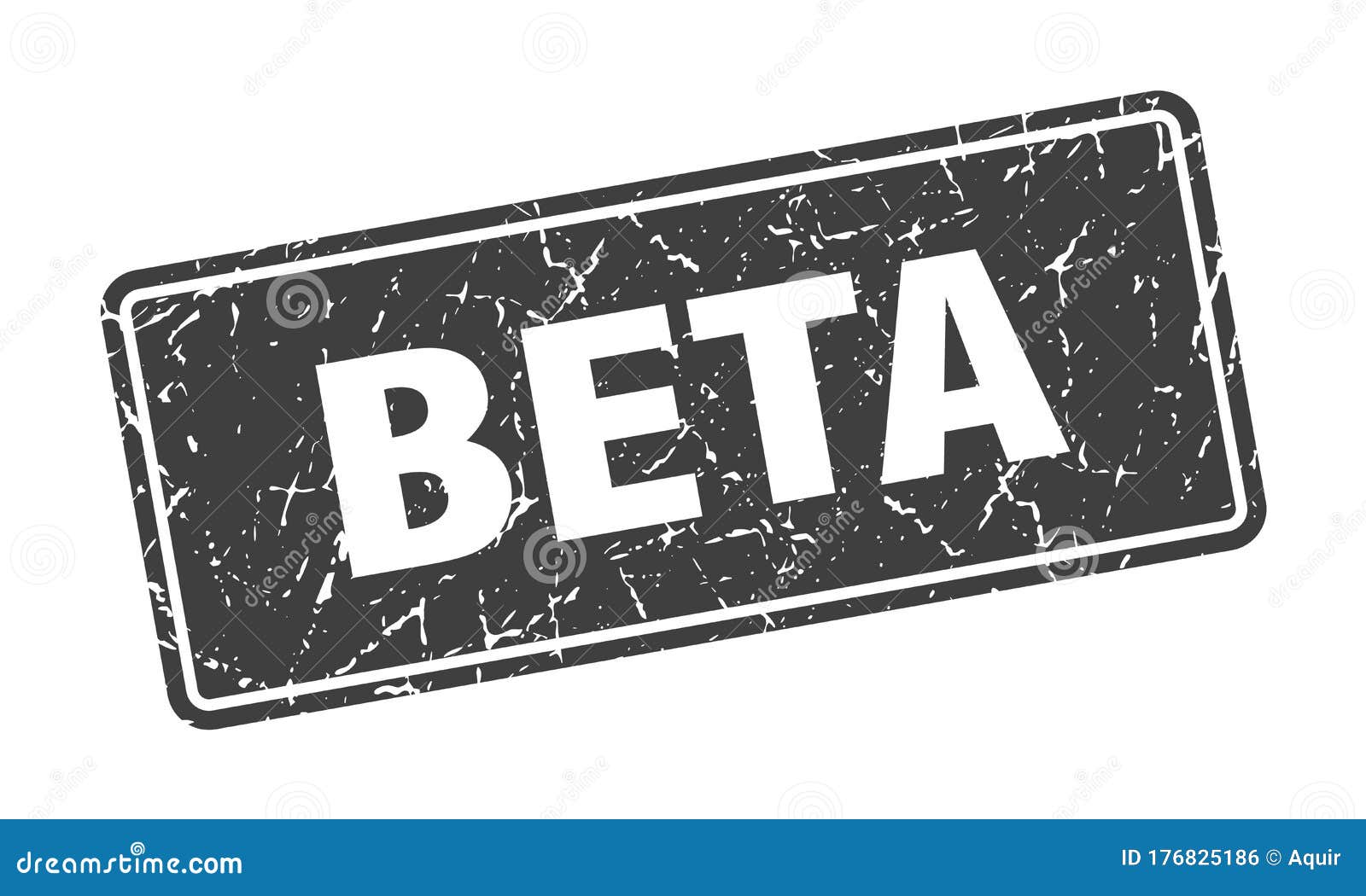 Beta Sign. Beta Grunge Stamp Stock Vector - Illustration of vintage ...