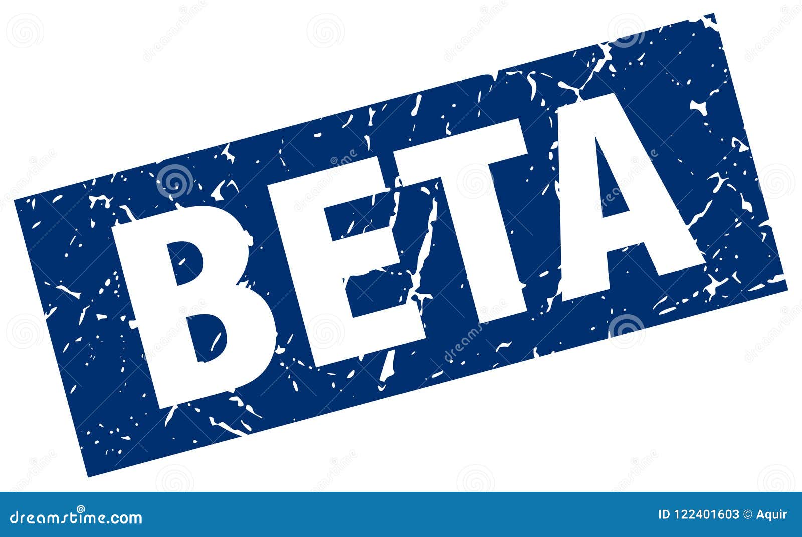 Beta stamp stock vector. Illustration of blue, insignia - 122401603