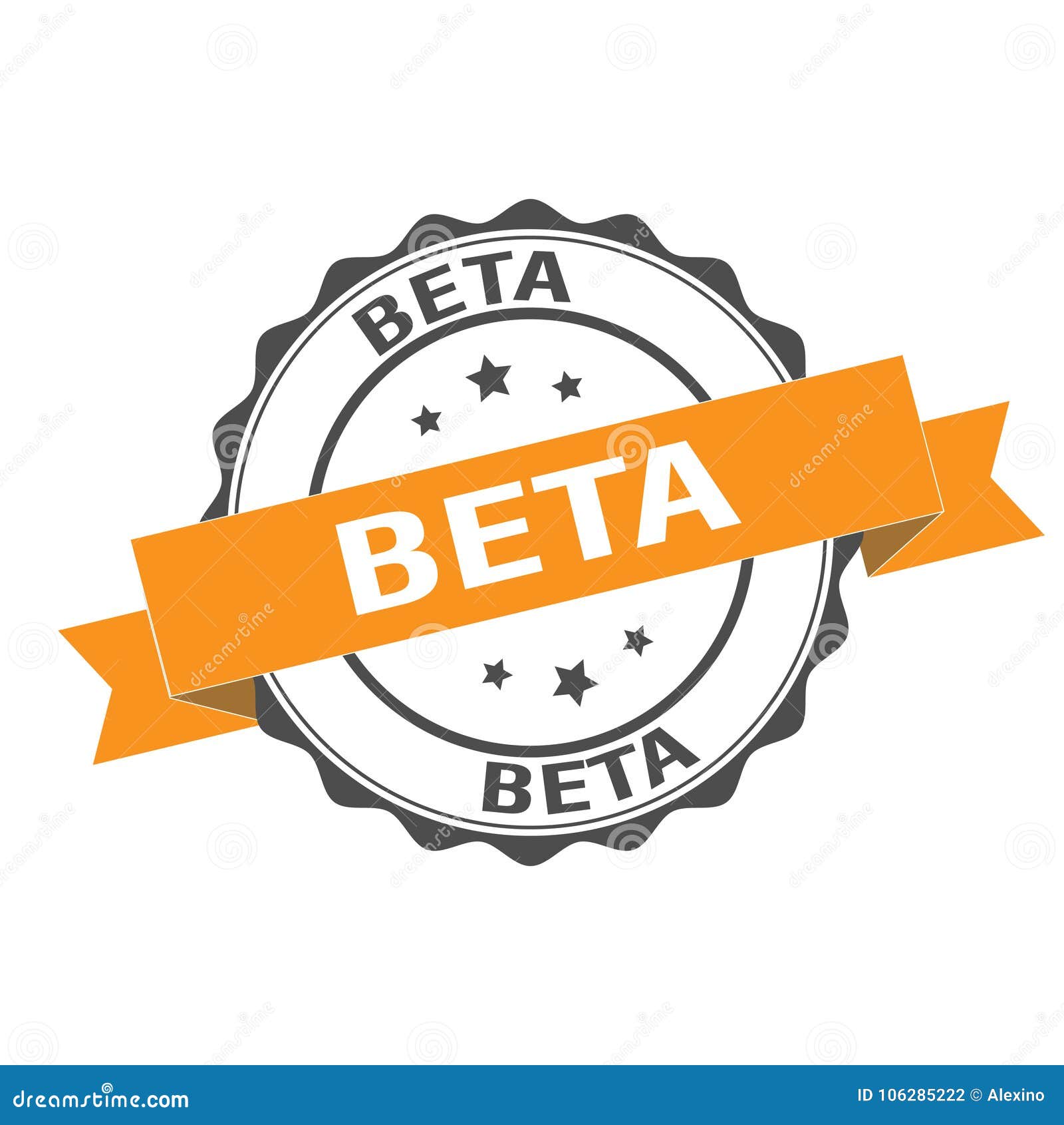 Beta stamp illustration stock vector. Illustration of seal - 106285222