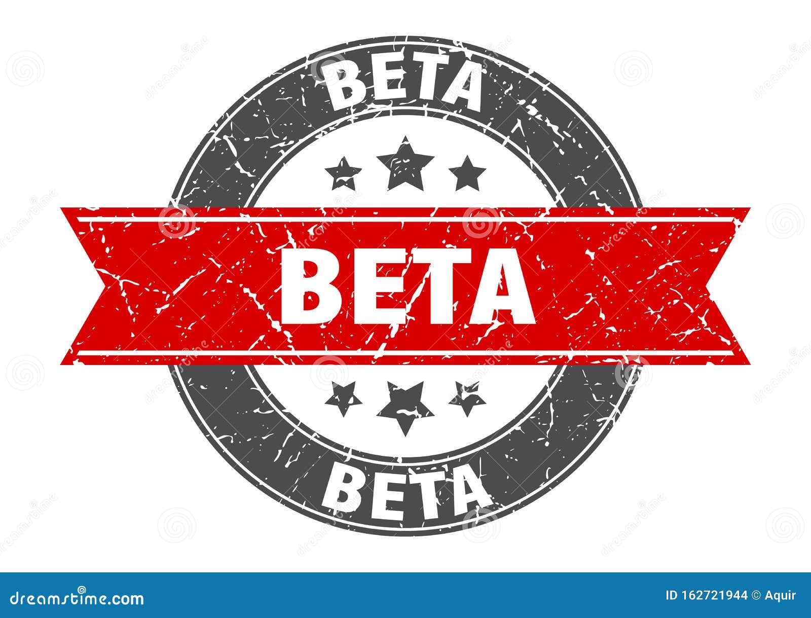 Beta stamp stock vector. Illustration of emblem, round - 162721944