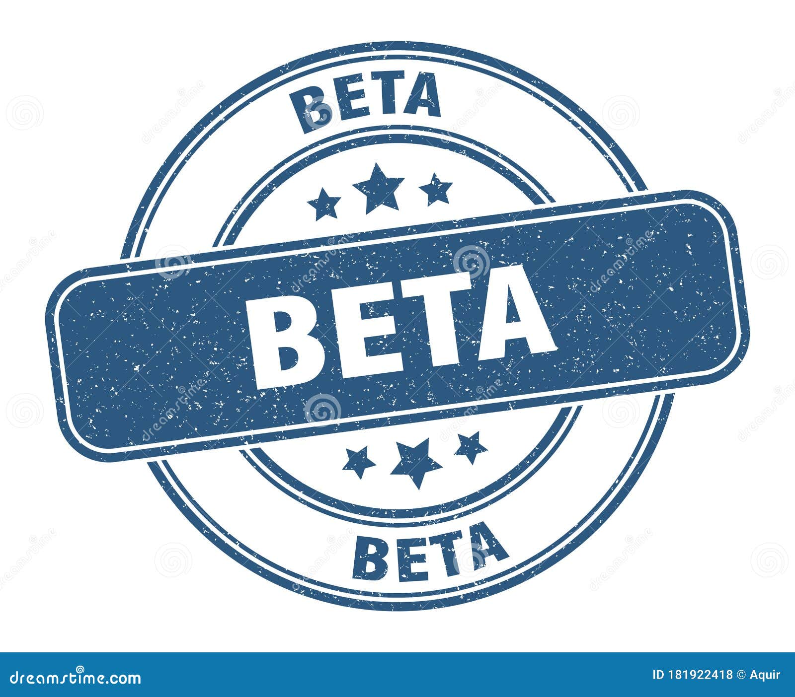 Beta Stamp. Beta Round Grunge Sign Stock Vector - Illustration of ...