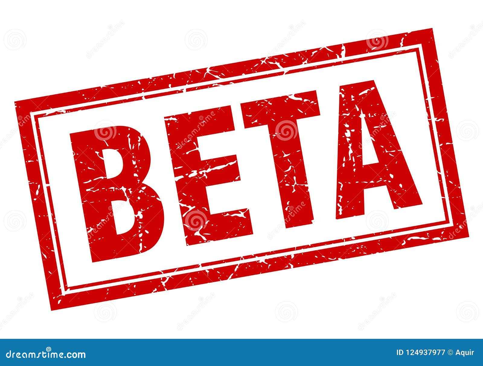 Beta stamp stock vector. Illustration of vector, seal - 124937977
