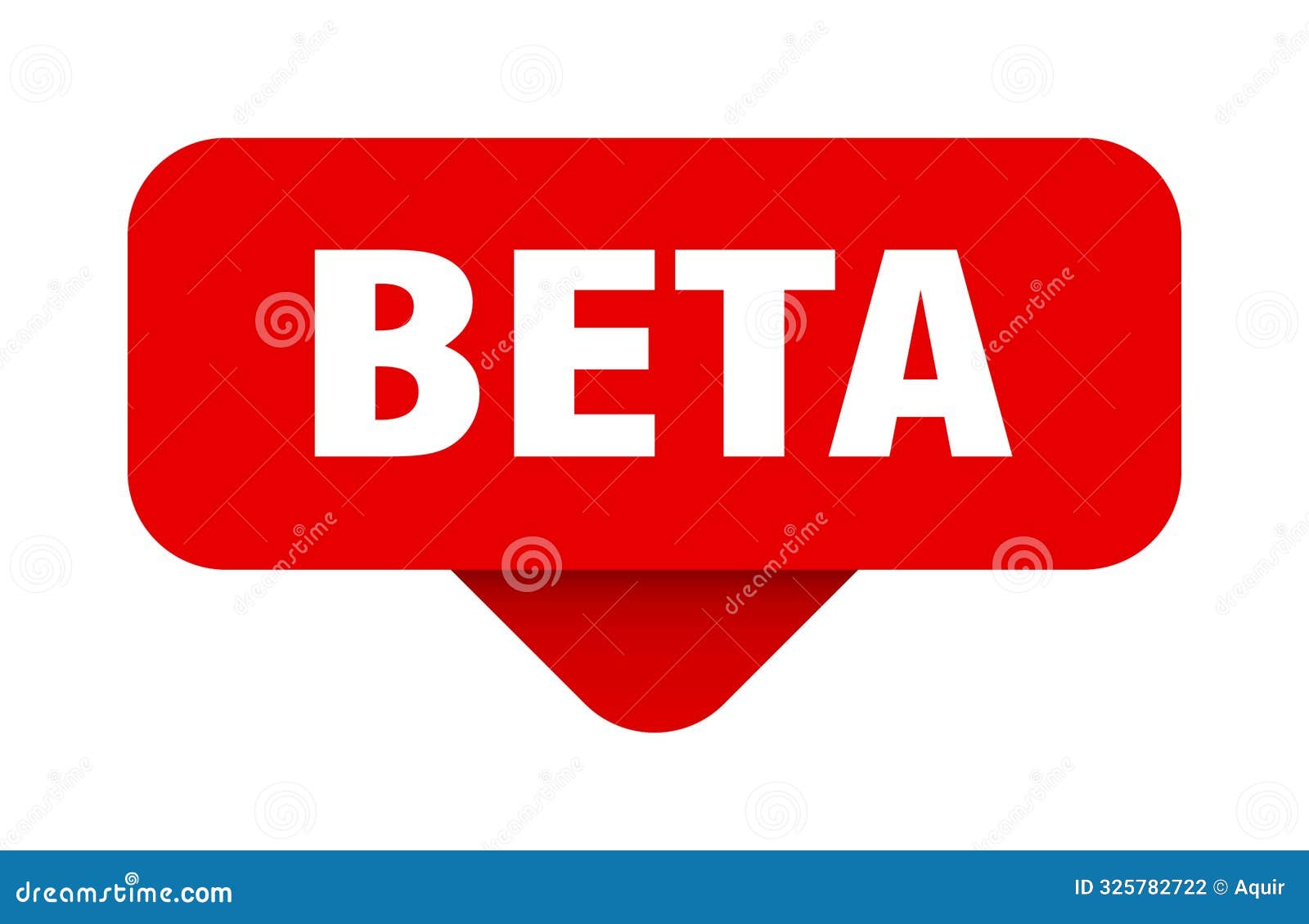 Beta Sticker. Beta Sign on Transparent Background Stock Vector ...