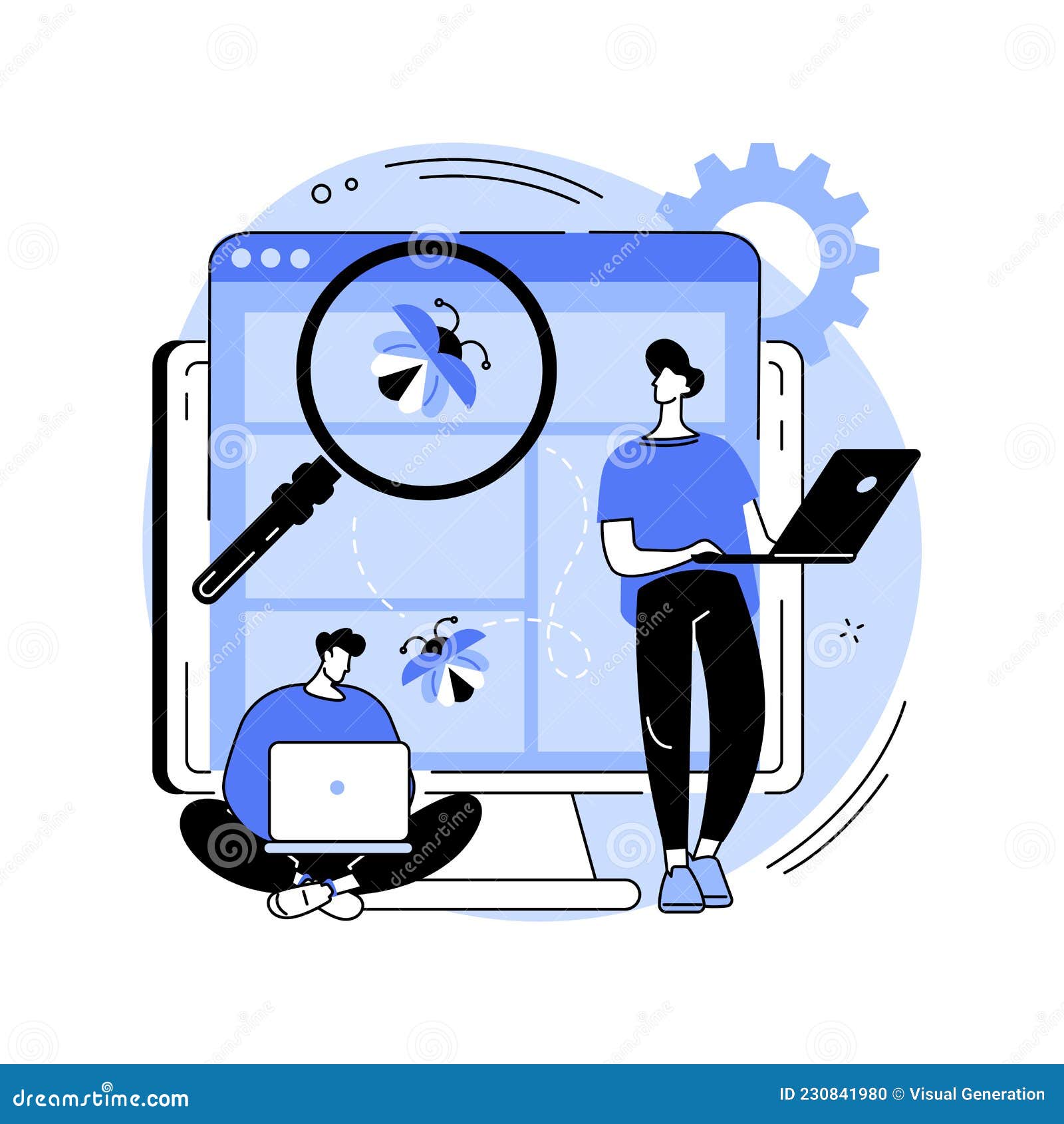 Beta Testing Abstract Concept Vector Illustration. Stock Vector ...