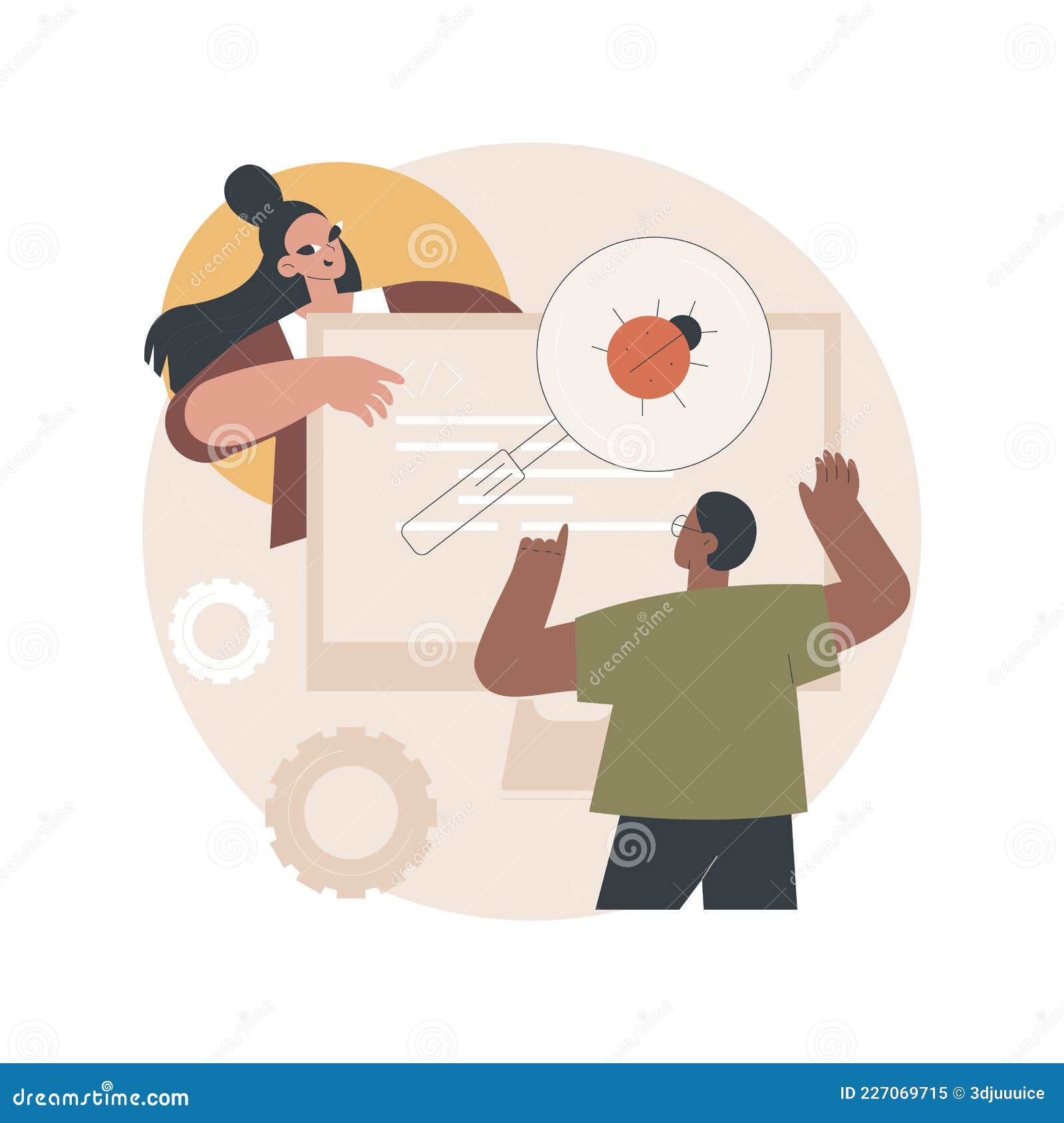 Beta Testing Abstract Concept Vector Illustration. Stock Vector ...