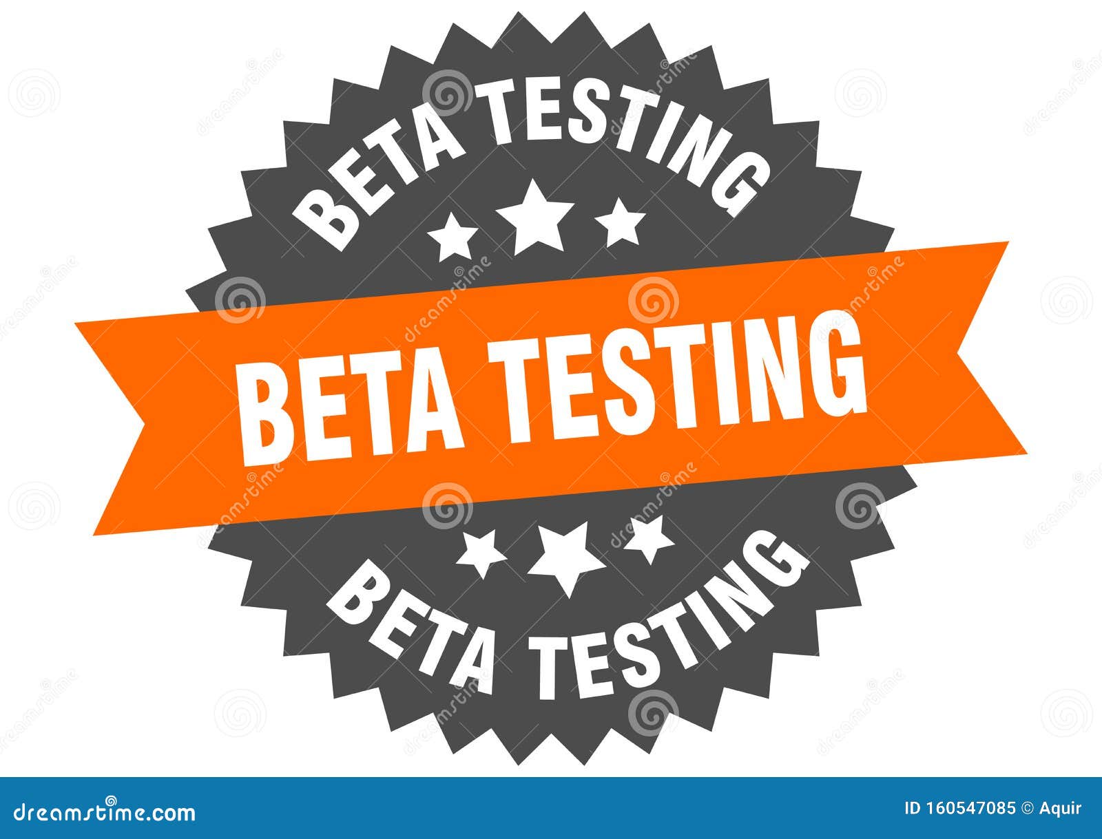 Beta testing stock vector. Illustration of testing, tester - 160547085